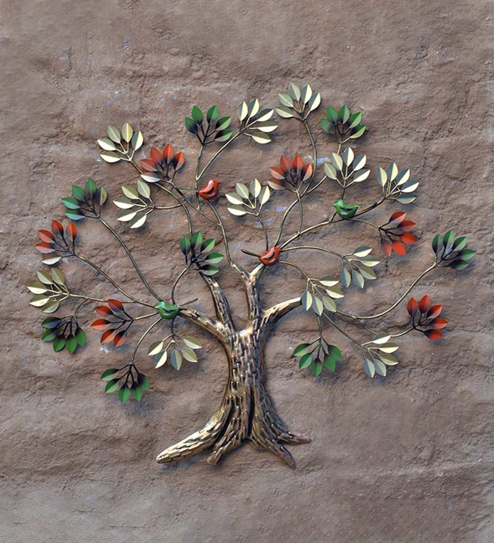 Buy Iron Decorative Tree Wall Art In Multicolour at 33% OFF by Vedas ...