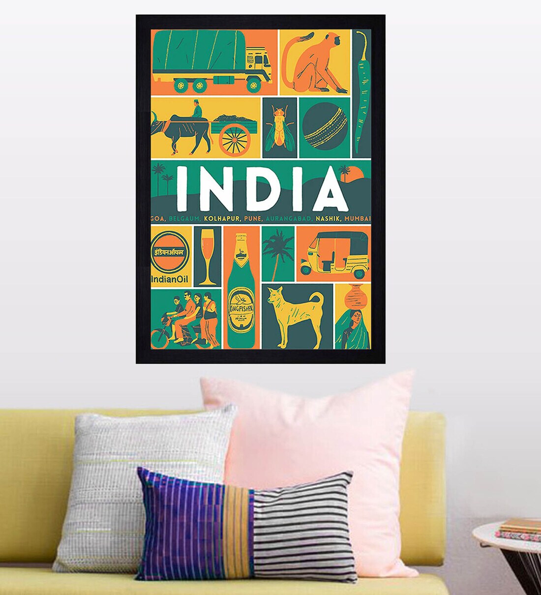 Buy India Texture Paper Framed Art Print at 38% OFF by Chaque Decor ...