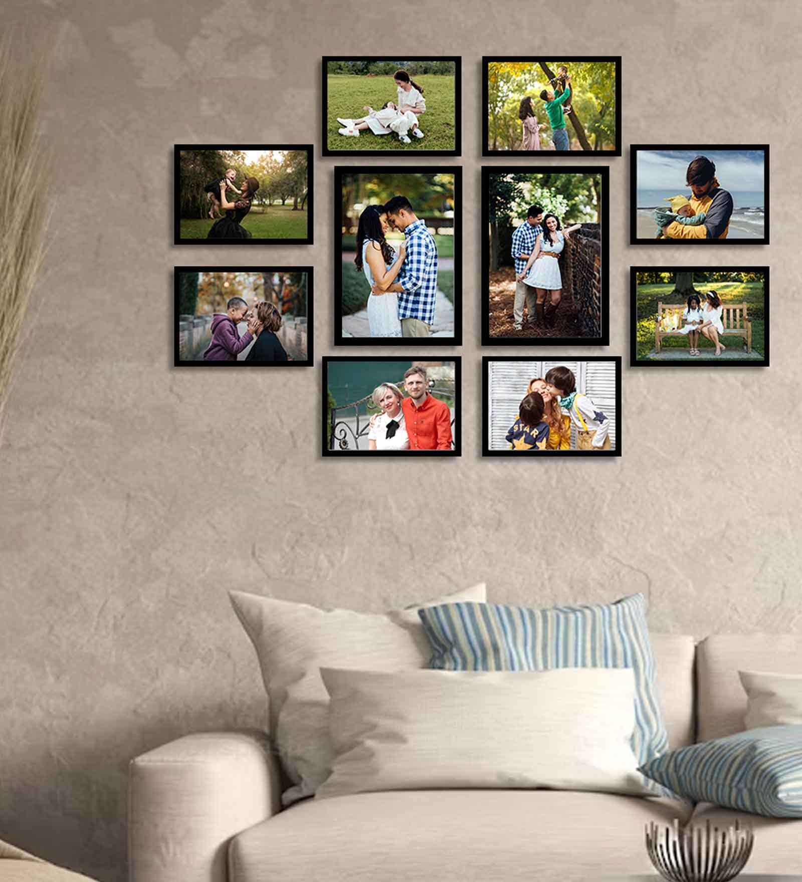 Buy 10 Pcs Wall Collage Photo Frames at 31% OFF by Suveharts | Pepperfry