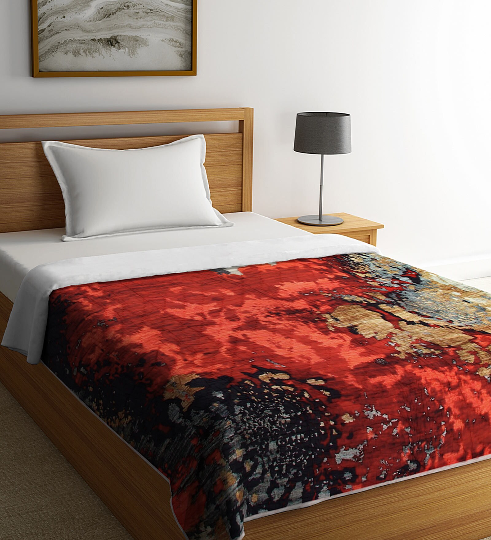 Buy 100% Organic And Chemical Free Cotton 150 GSM Ac Room Single Bed ...