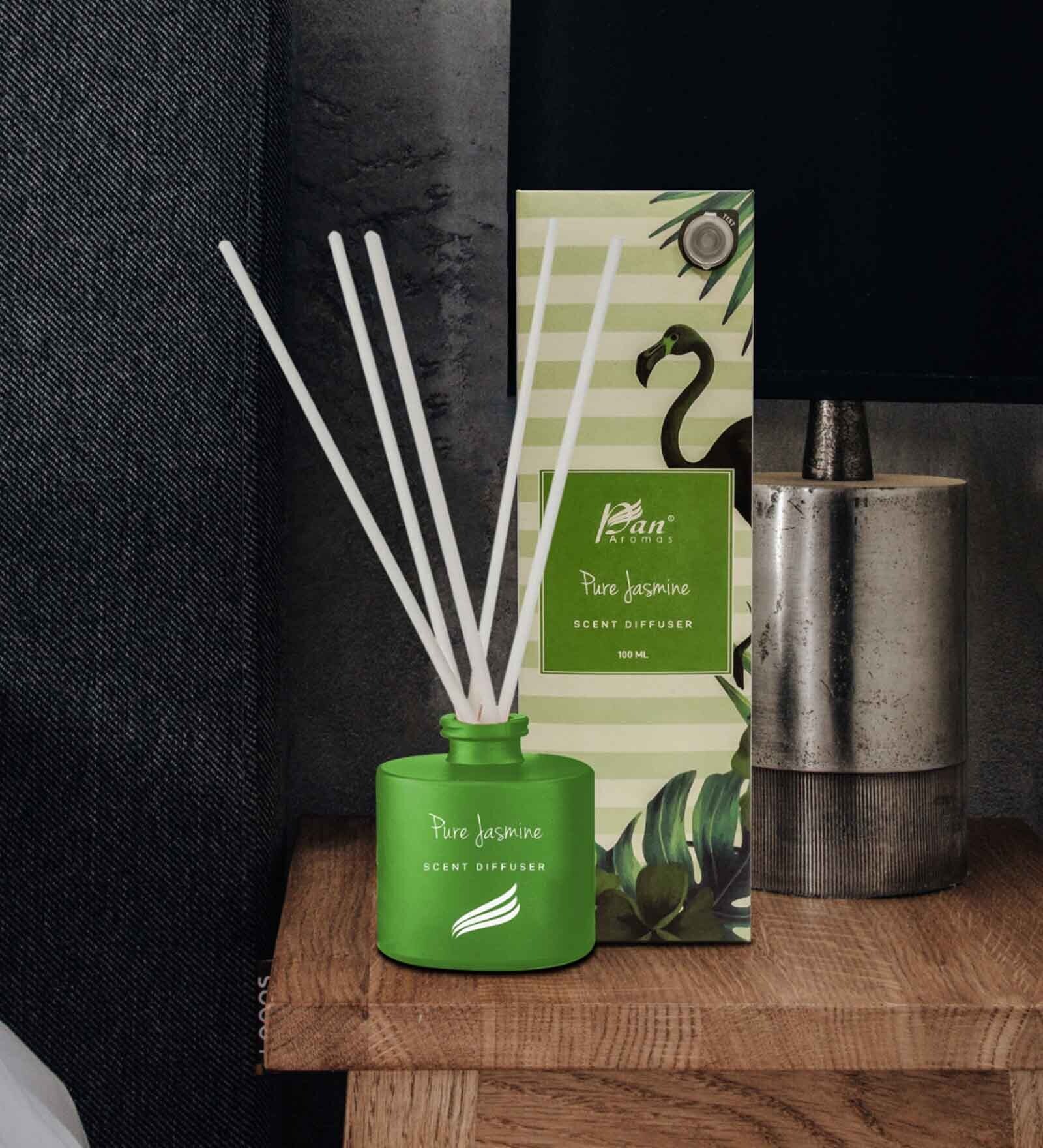 Buy Pure Jasmine Ceramic Diffuser (Green) by Pan Aromas | Pepperfry