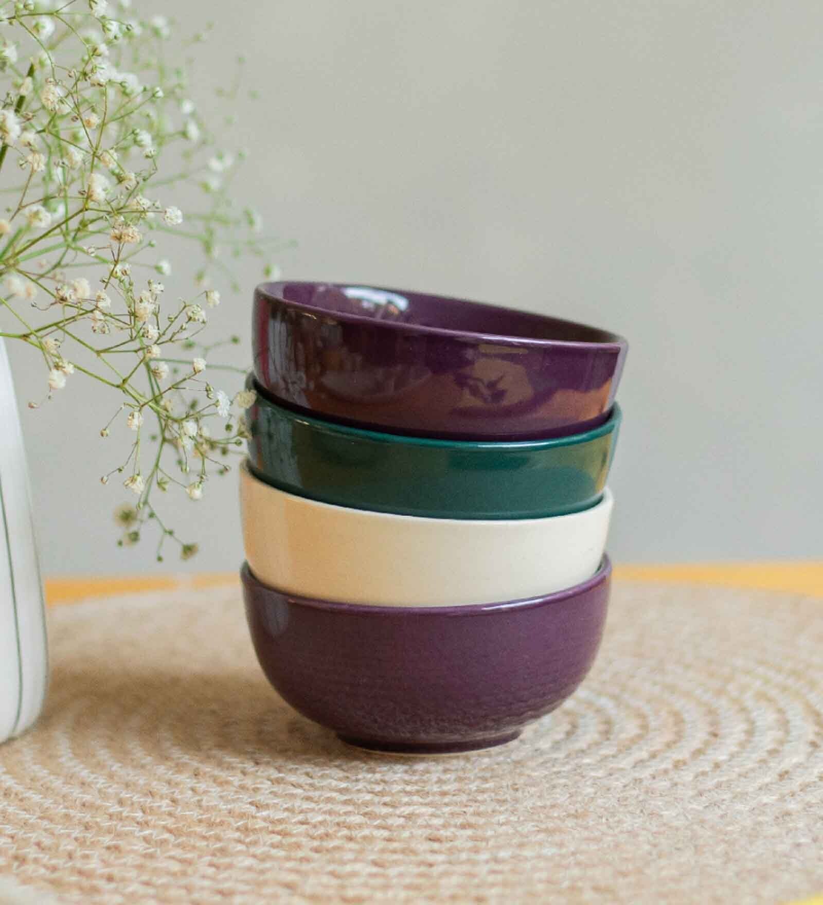 Buy Classic Beige 280ml Ceramic 1 Pc Dinner Bowl at 43% OFF by 10Club ...