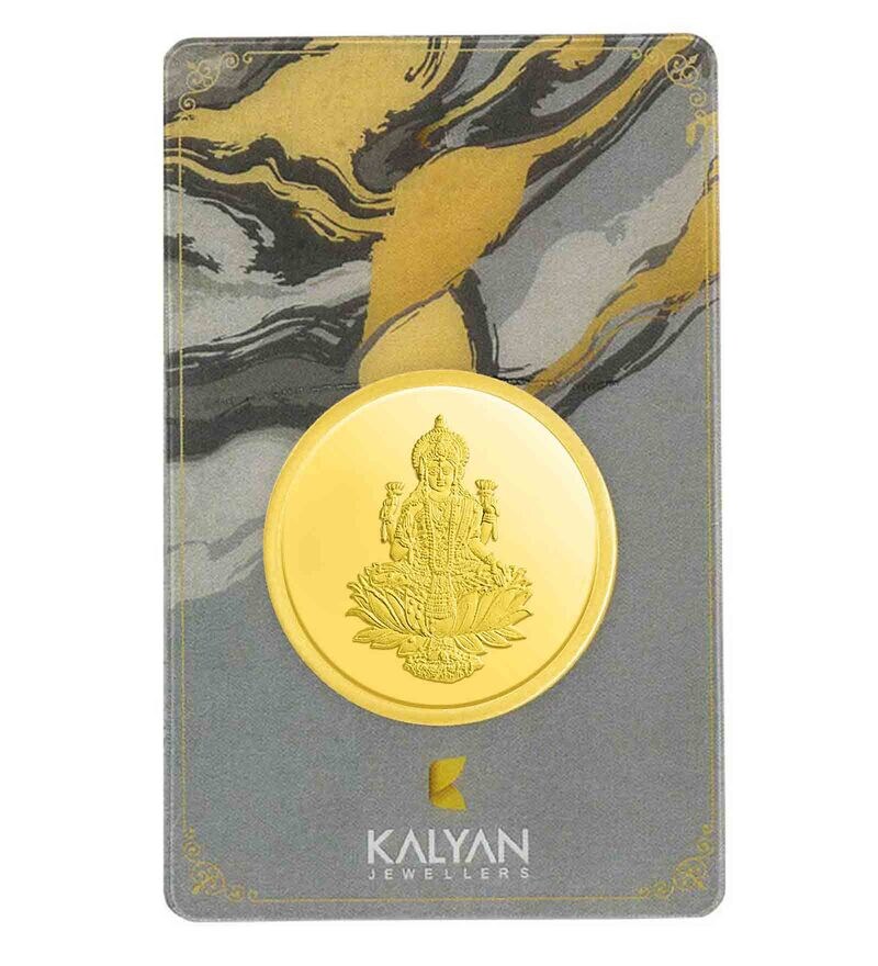 Buy 10 Grams 24KT (999) Goddess Laskhmi Gold Coin By Candere Online ...