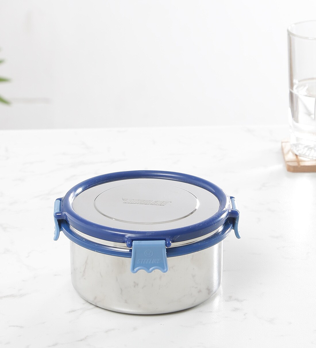 Buy Nutri Lock Deep 570ml Ltr Stainless Steel Airtight Container with ...