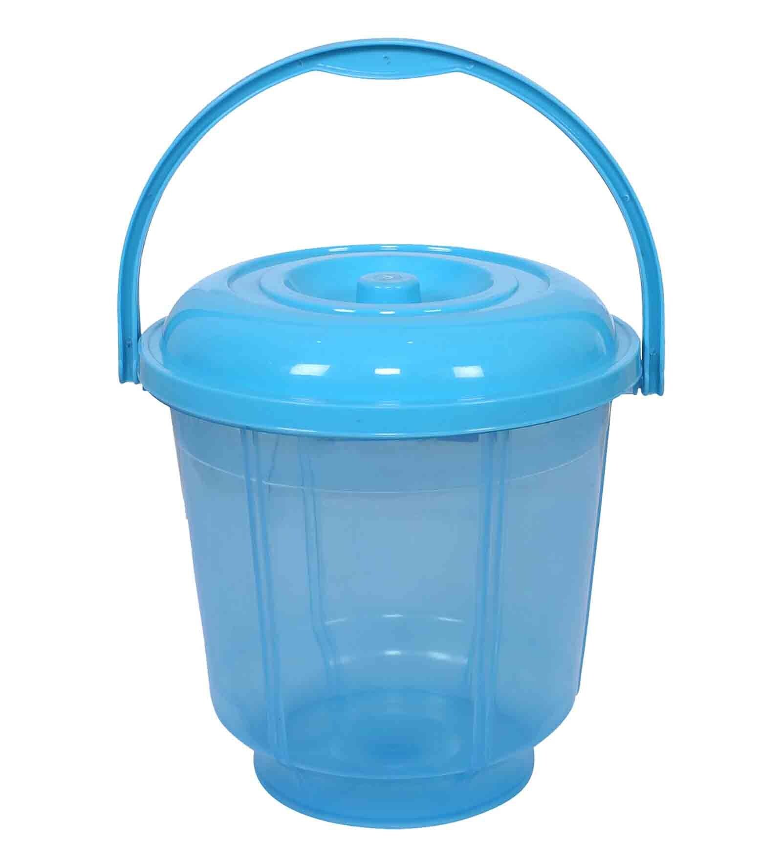 Buy 13 Ltrs Sky Blue Plastic Bucket By Kuber Industries at 43% OFF by ...