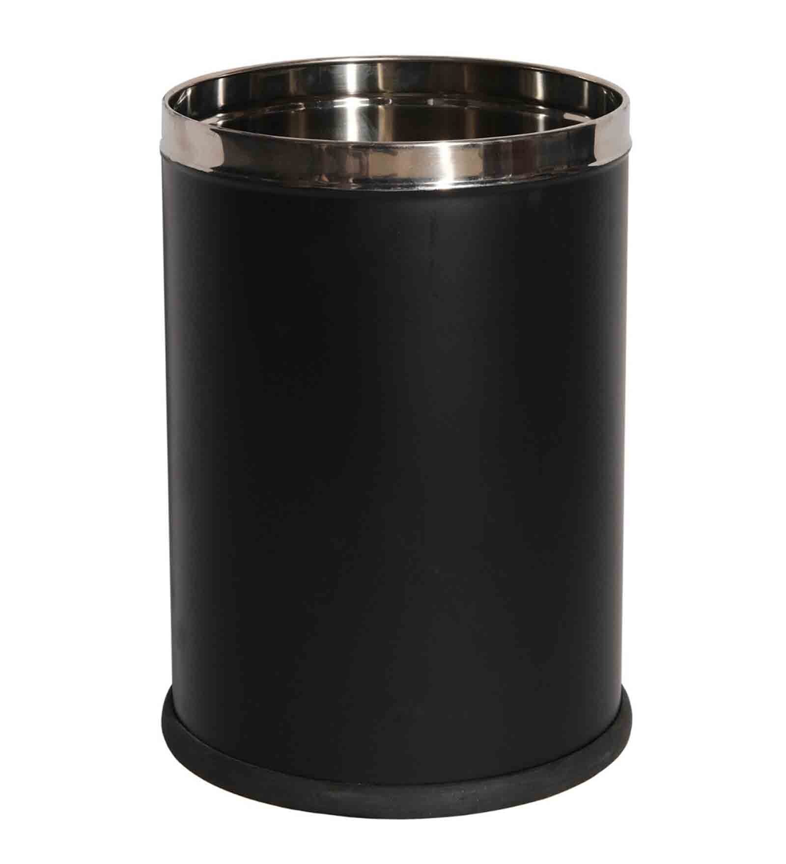 Buy 18 Ltr Silver Stainless Steel Open Top Dustbin at 49% OFF by Mofna ...