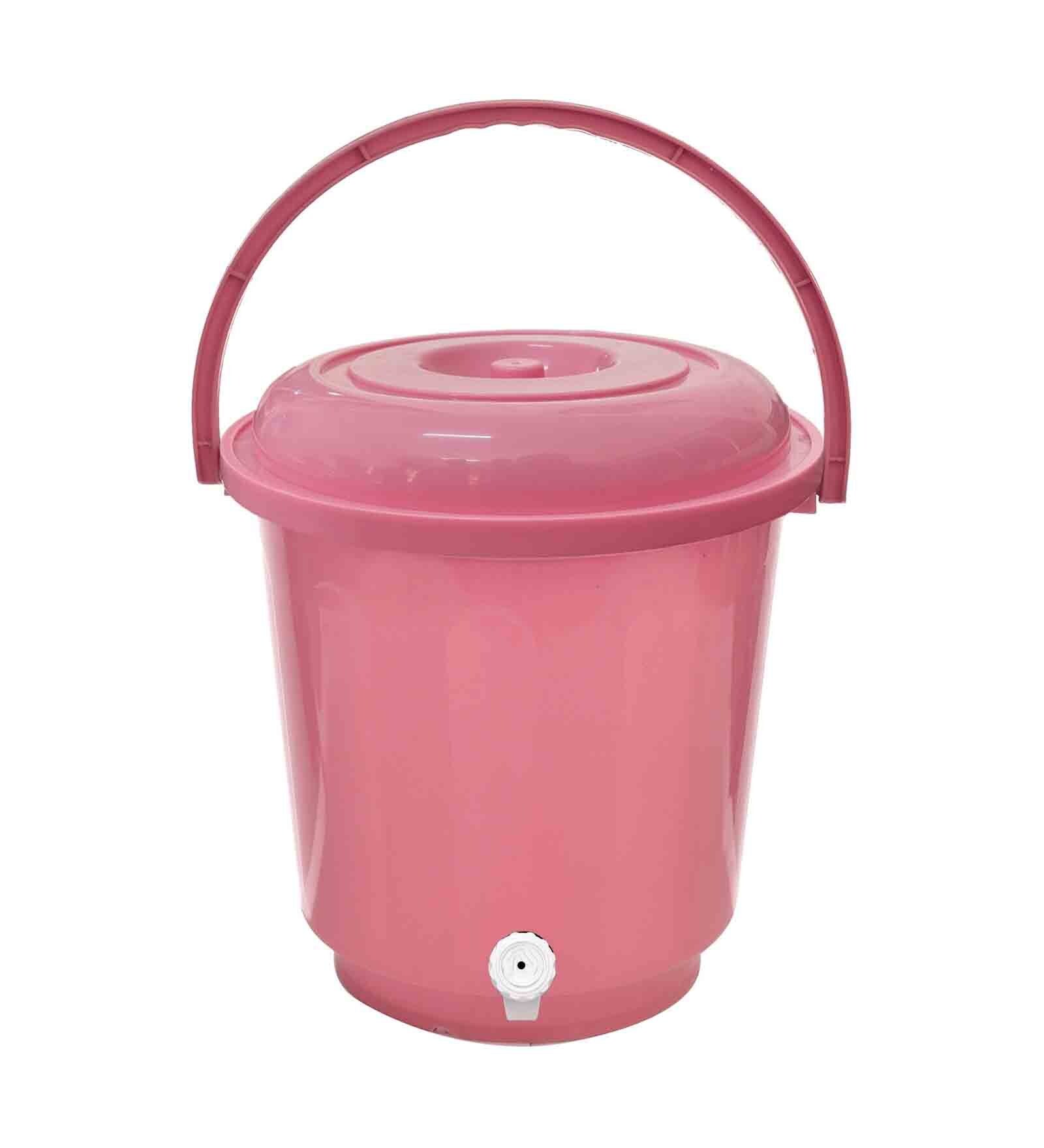 Buy 18 Ltrs Pink Plastic Bucket By Kuber Industries at 42% OFF by Kuber ...