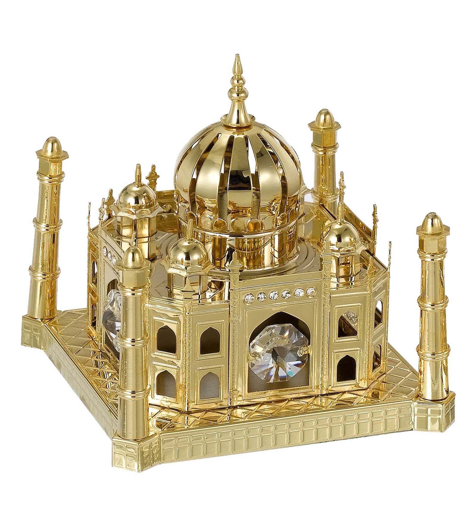 Buy 24K Gold Plated Taj Mahal Studded Crystals by Gold n Gem Online ...