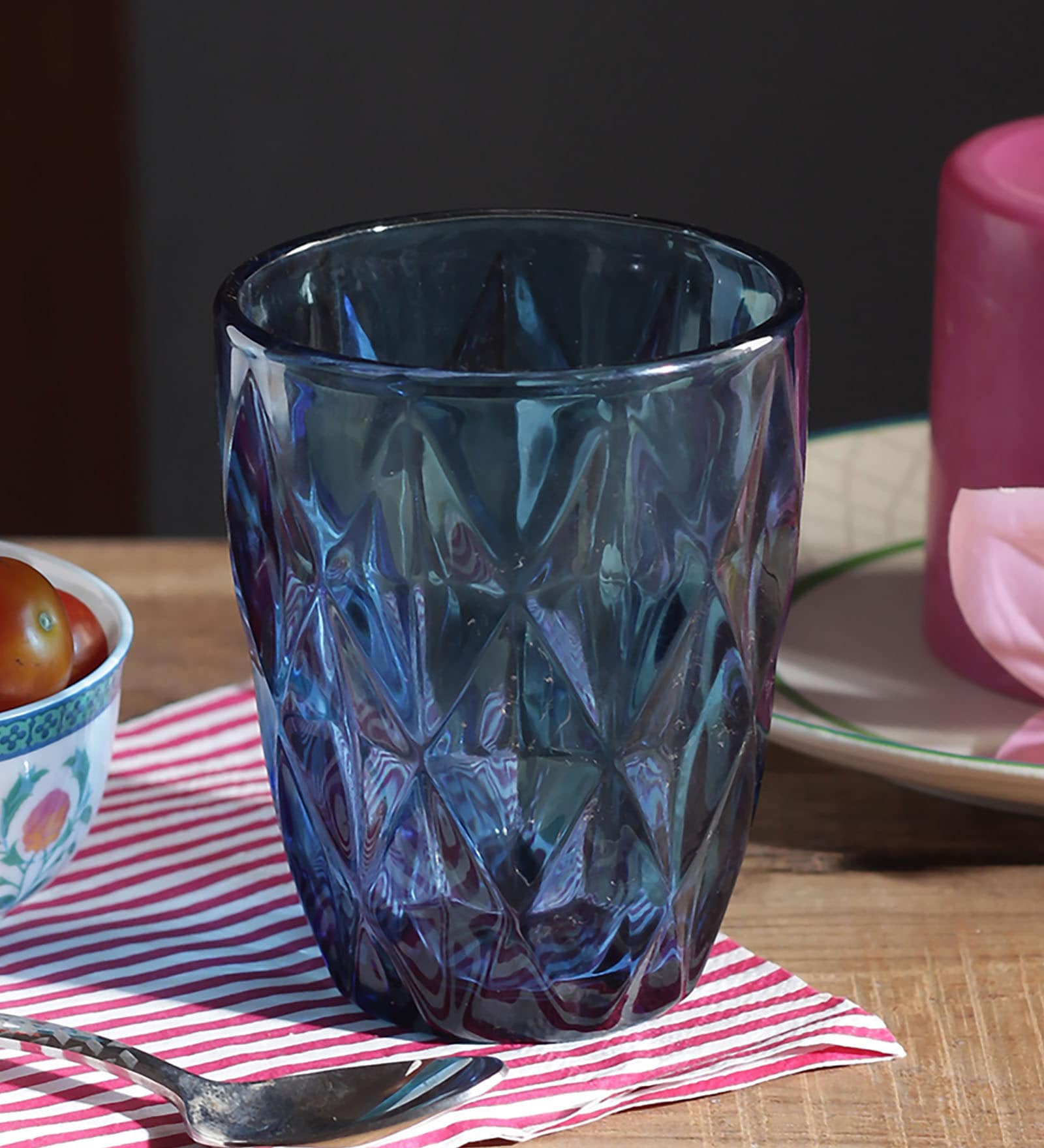 Buy Classic 260ml Blue Everyday Glass at 46% OFF by India Circus by Krsnaa Mehta | Pepperfry