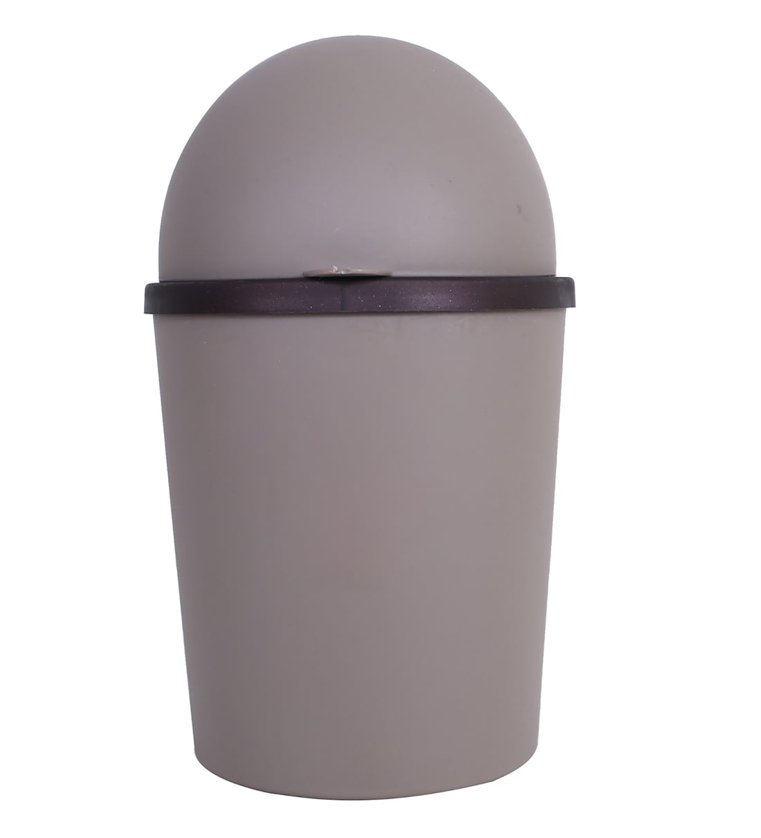 Buy 3 Litre Dark Brown Plastic Swing Top Dustbin By Kuber Industries at ...