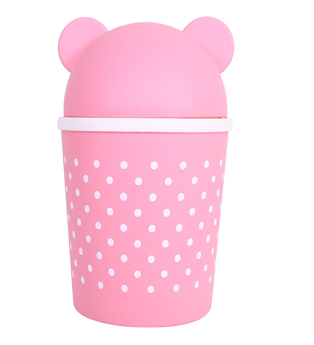 Buy 3 Litre Pink Plastic Swing Top Dustbin By Kuber Industries at 44% ...