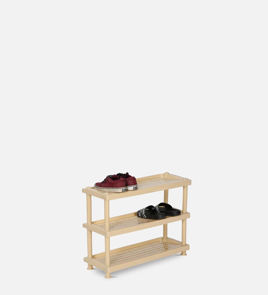 Buy 3 Tier Shoe Rack in Beige Colour at 26% OFF by National Plastics ...