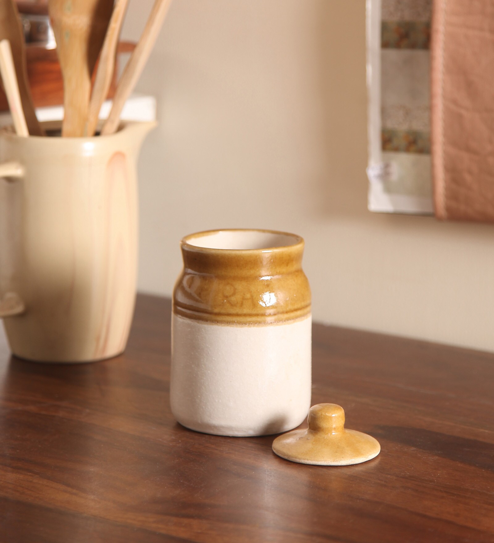 Buy Gupta Glass Gallery Multicolour Metal Stone Martaban Online ...