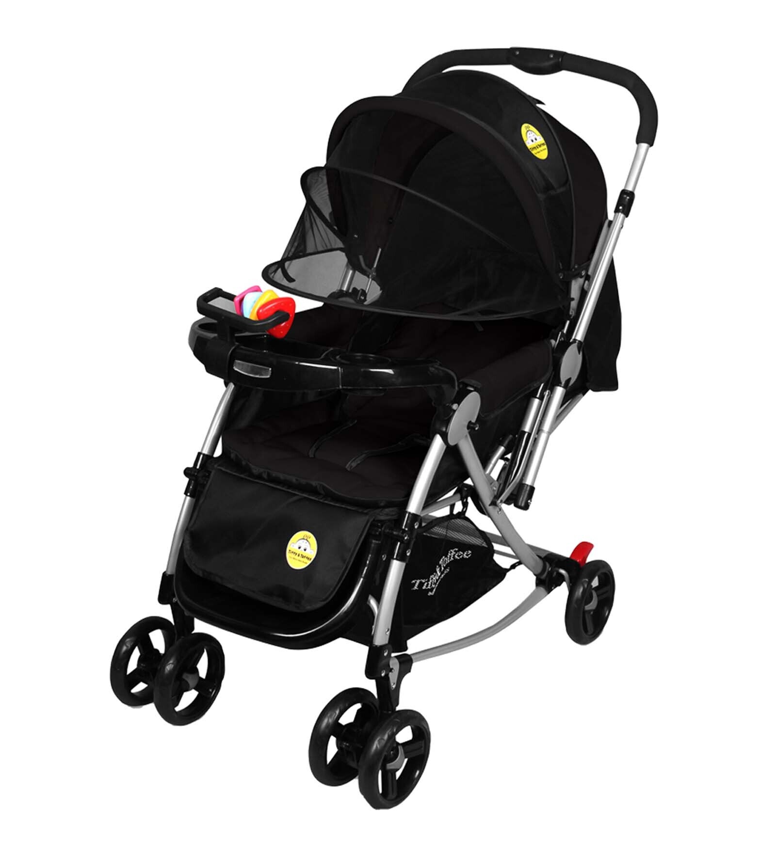 Buy 3 In 1 Grand Classy Baby Stroller & Pram In Black Colour By Tiffy ...