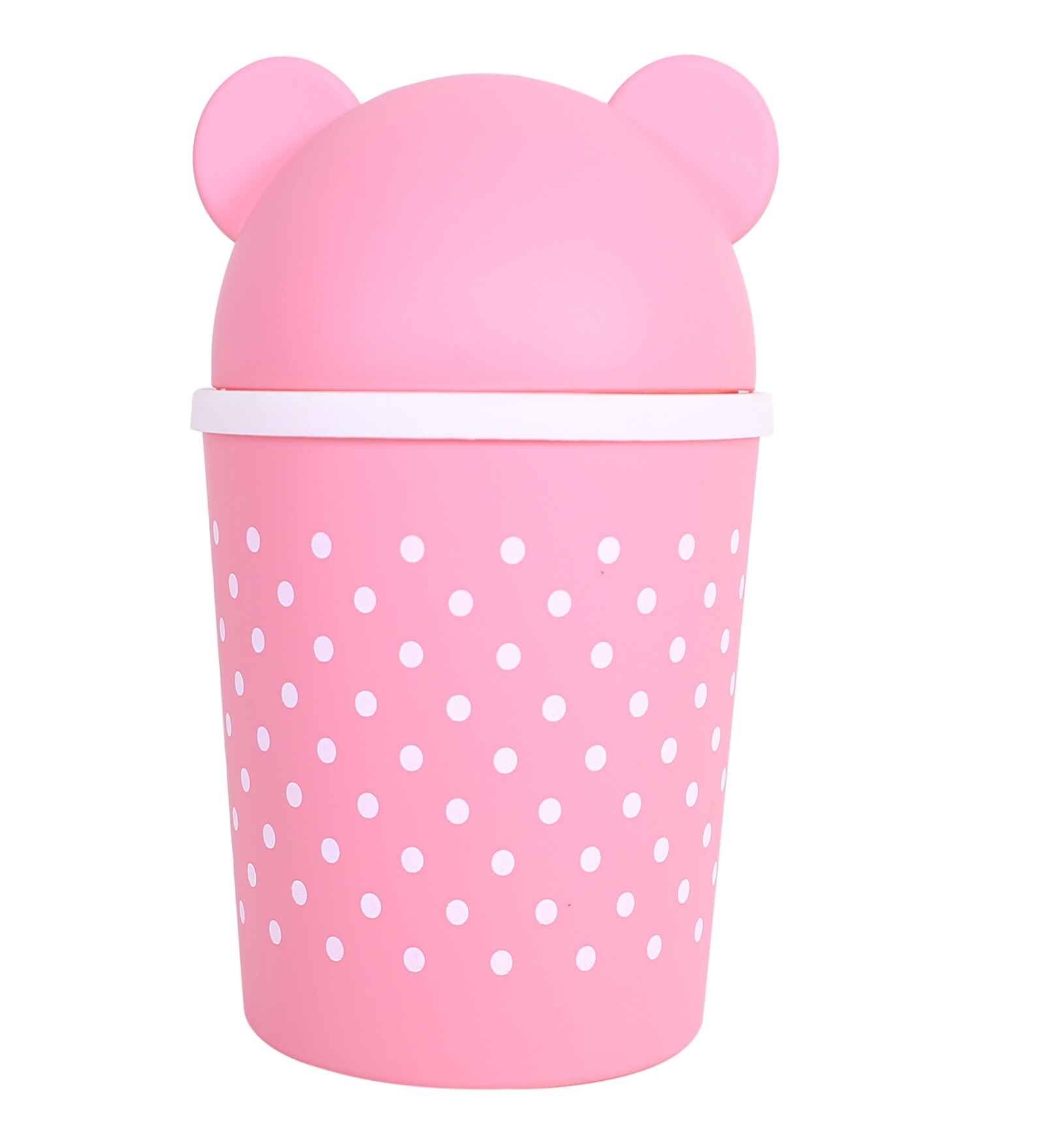 Buy 3 Litre Pink Plastic Swing Top Dustbin By Kuber Industries at 44% ...