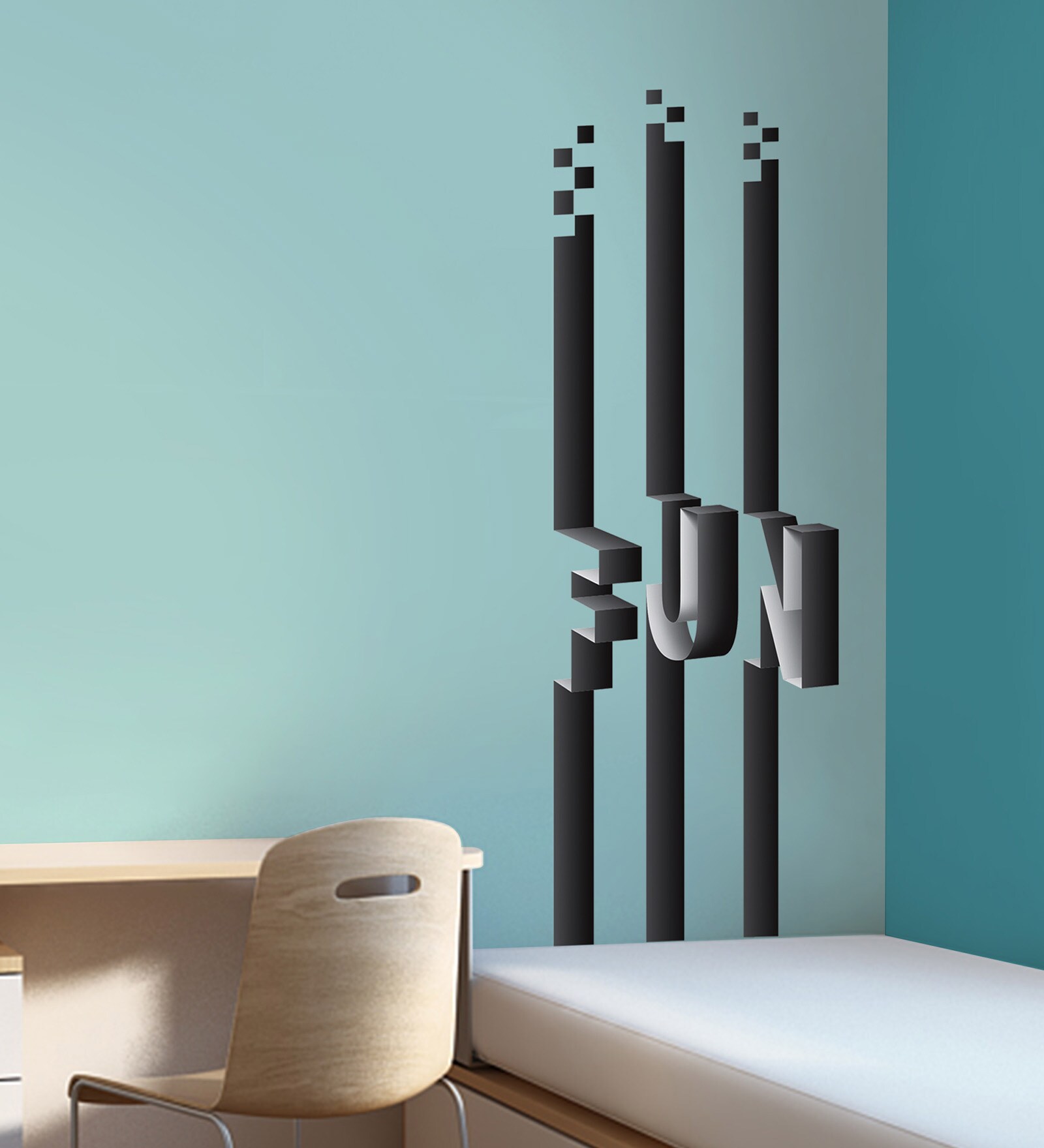 Buy 3D Illusion Effect Fun Wall Decal by Autographix Online - Wall ...