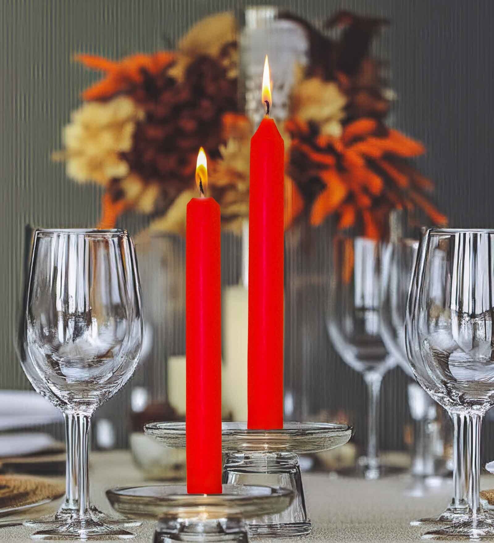 Buy Dinner Candle Wax Candle (Red) at 100% OFF by Pan Aromas | Pepperfry