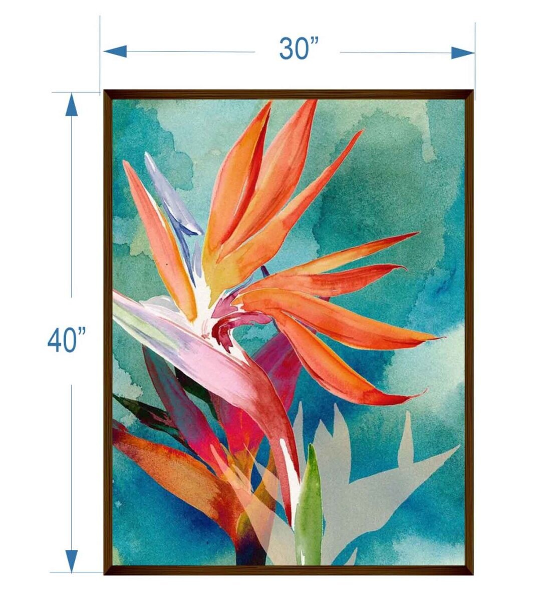 Buy 40X30 Inches Framed Canvas Painting By The Art House Online ...