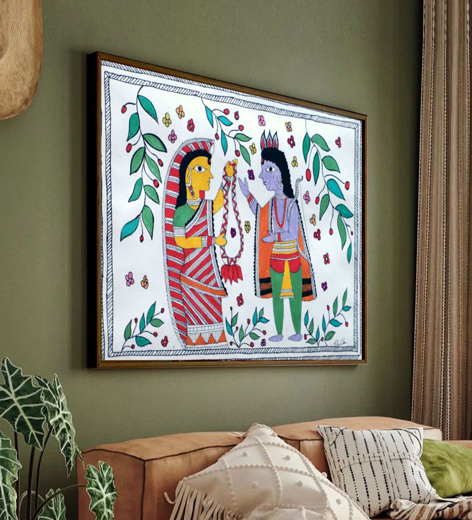 Buy 40X30 Inches Framed Canvas Painting at 32% OFF by THE ART HOUSE ...