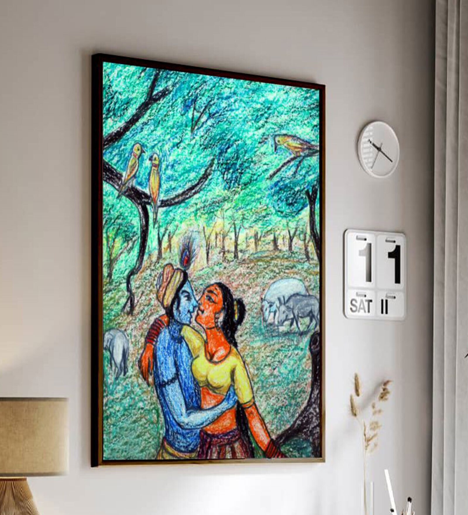 Buy 40X30 Inches Framed Canvas Painting at 24% OFF by THE ART HOUSE ...