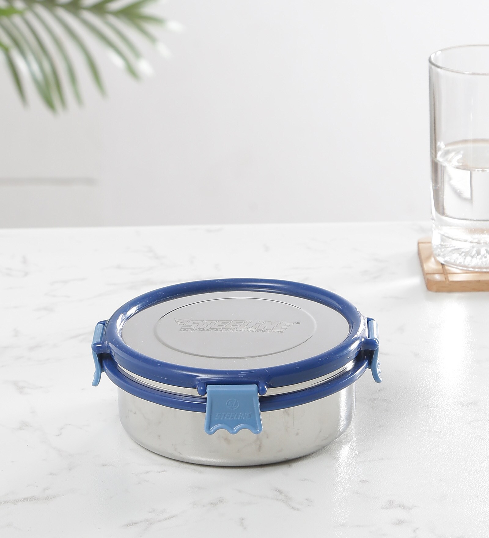 Buy Nutri Lock Regular 450ml Stainless Steel Airtight Container with ...