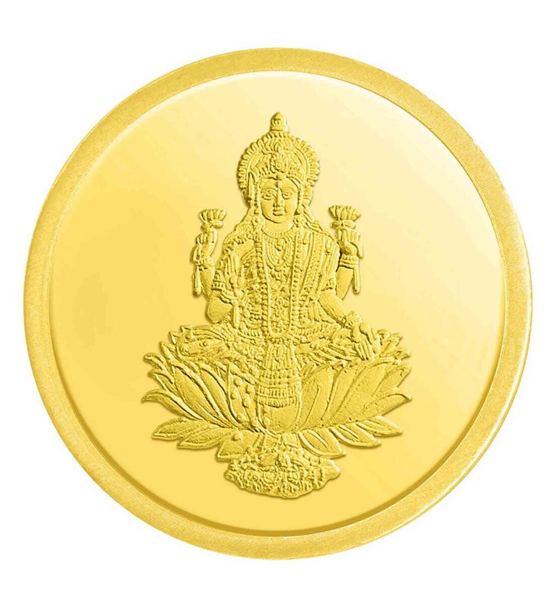 Buy 5 Grams 24KT (999) Goddess Laskhmi Gold Coin By Candere at 100% OFF ...