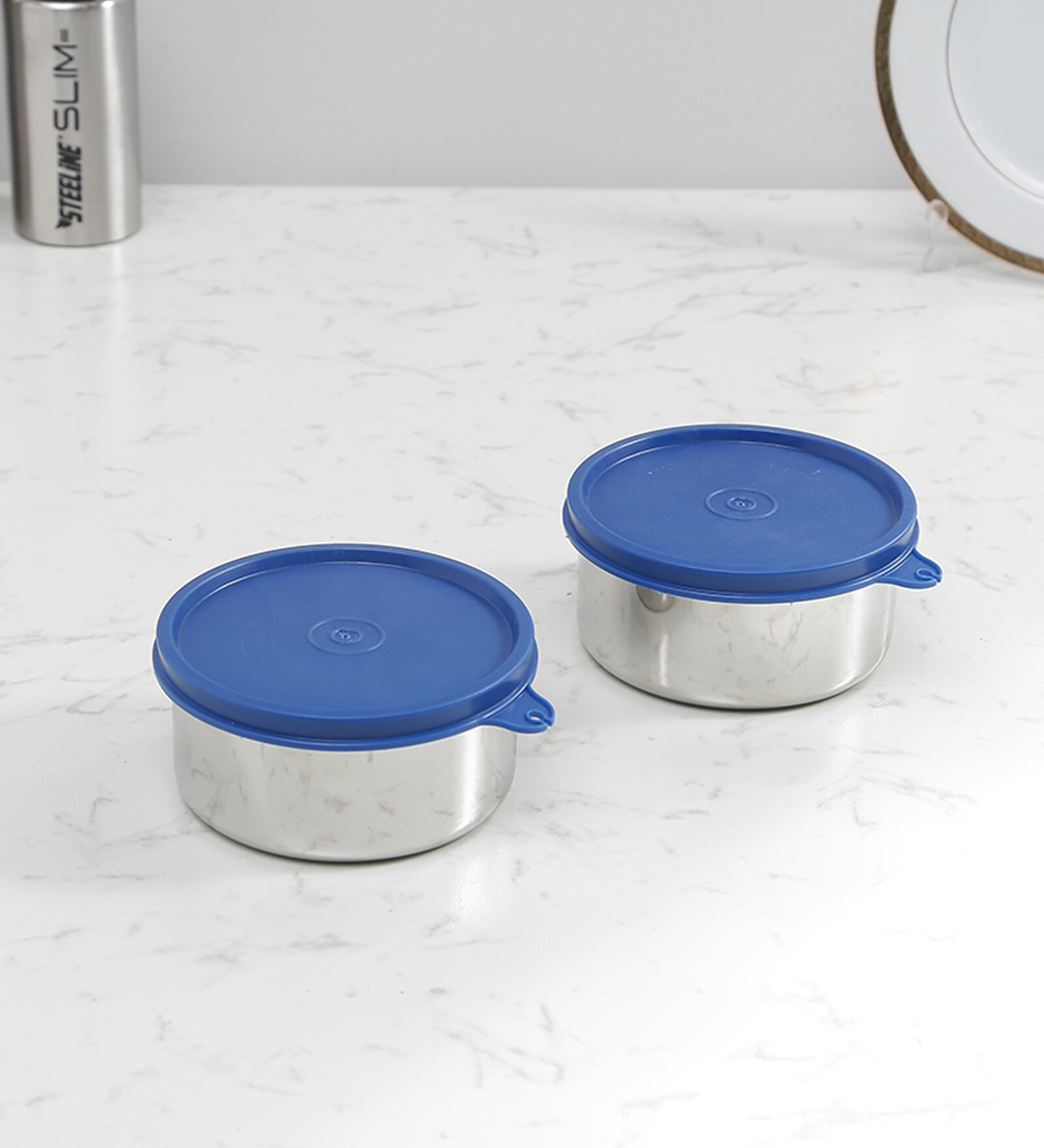 Buy Flexi Lock Regular Stainless Steel (Set of 2 ) Airtight Container ...