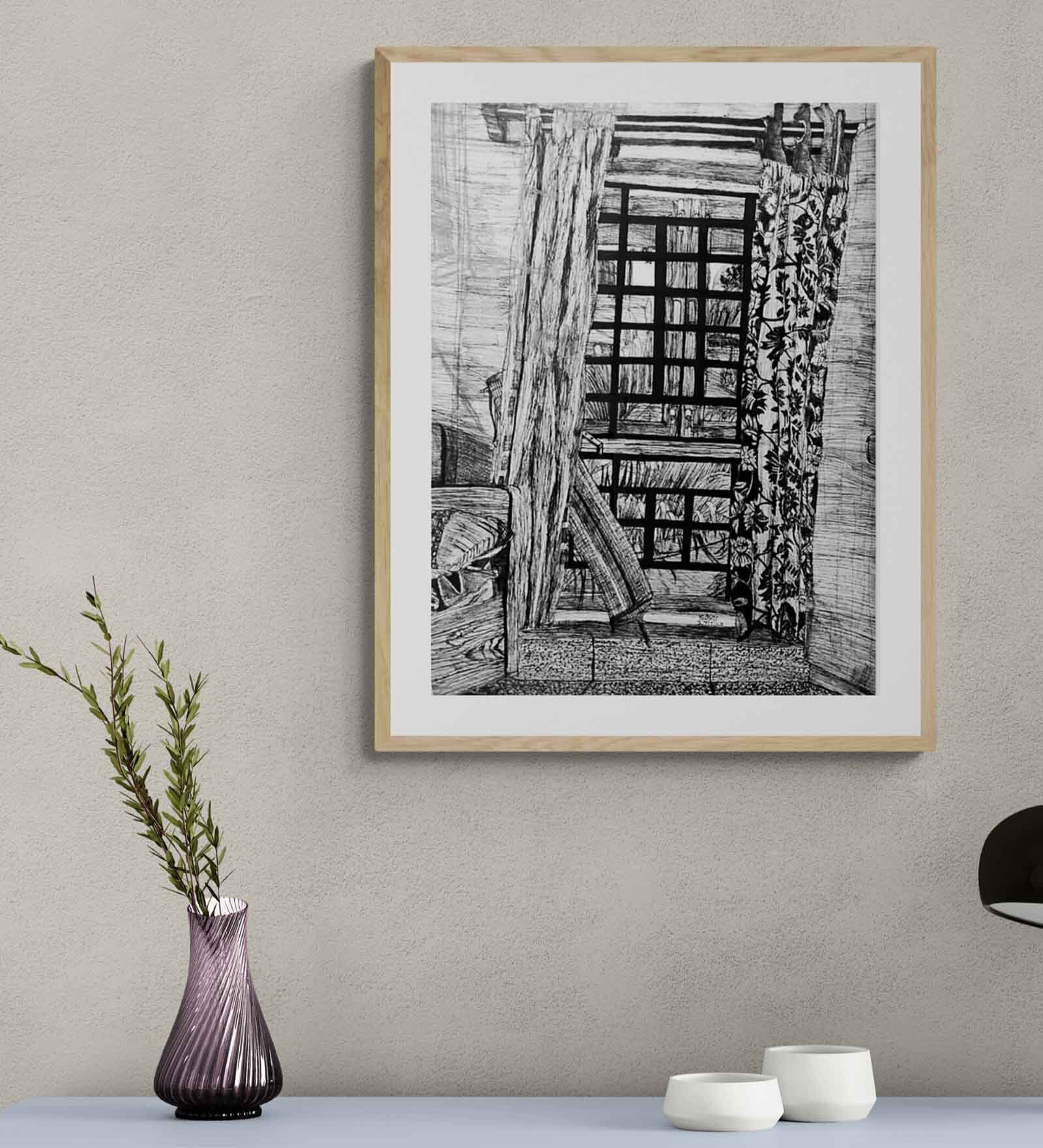 Buy A View From My Window Handmade Acrylic Paint On Canvas Unframed at ...