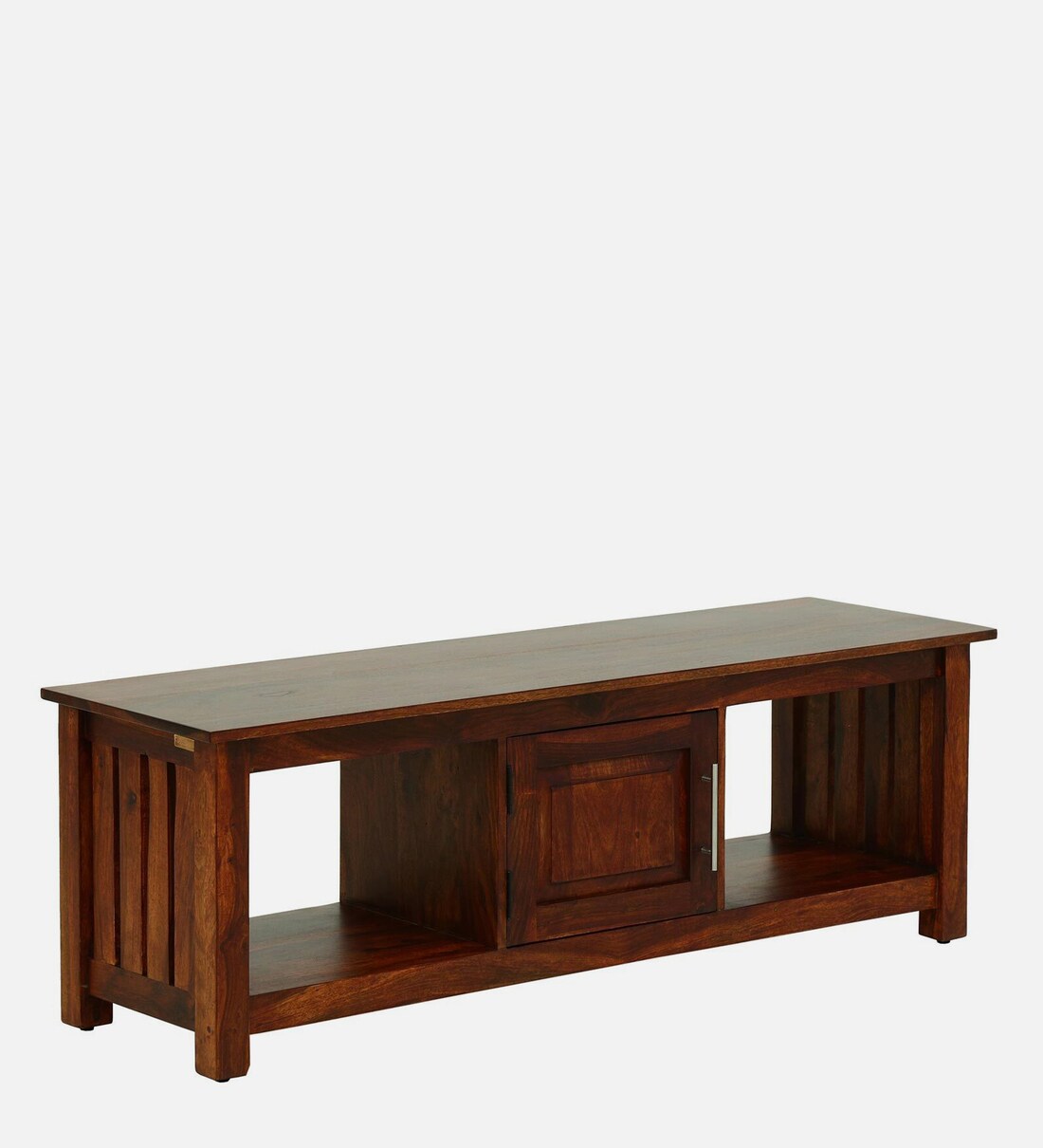 Buy Abbey Sheesham Wood TV Console in Honey Oak Finish for TVs up to 50 ...