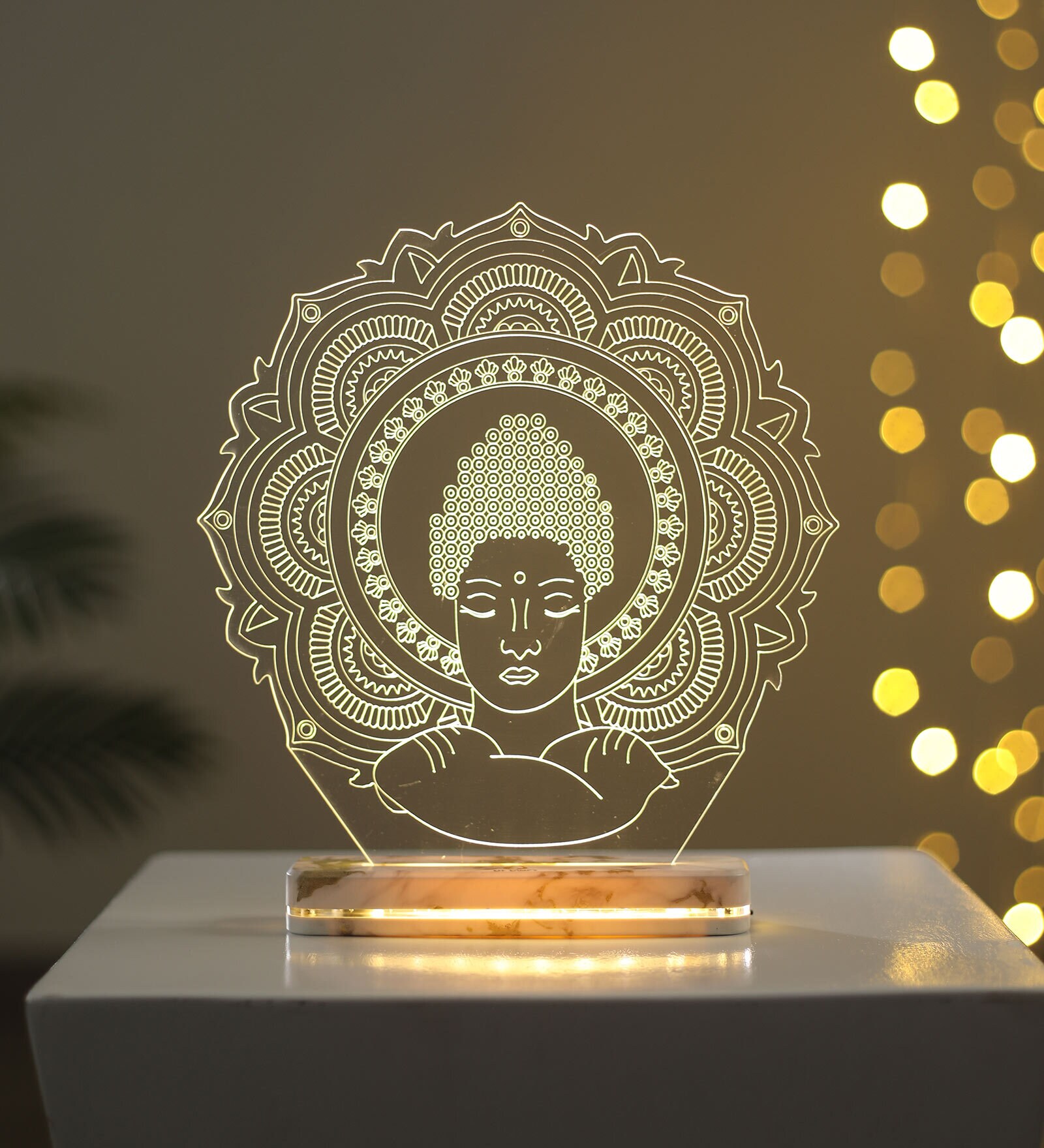 Buy ABS Plastic Gautam Buddha Table LED Lights at 31% OFF by LIT Lamps ...