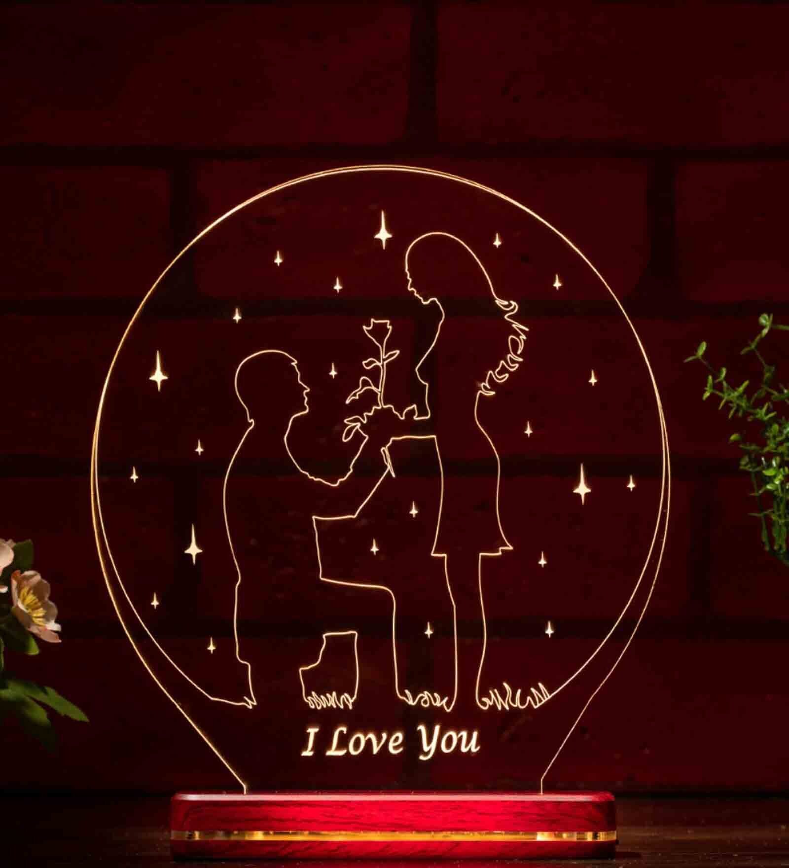 Buy ABS Plastic I Love You Table LED Lights at 23% OFF by LIT Lamps ...