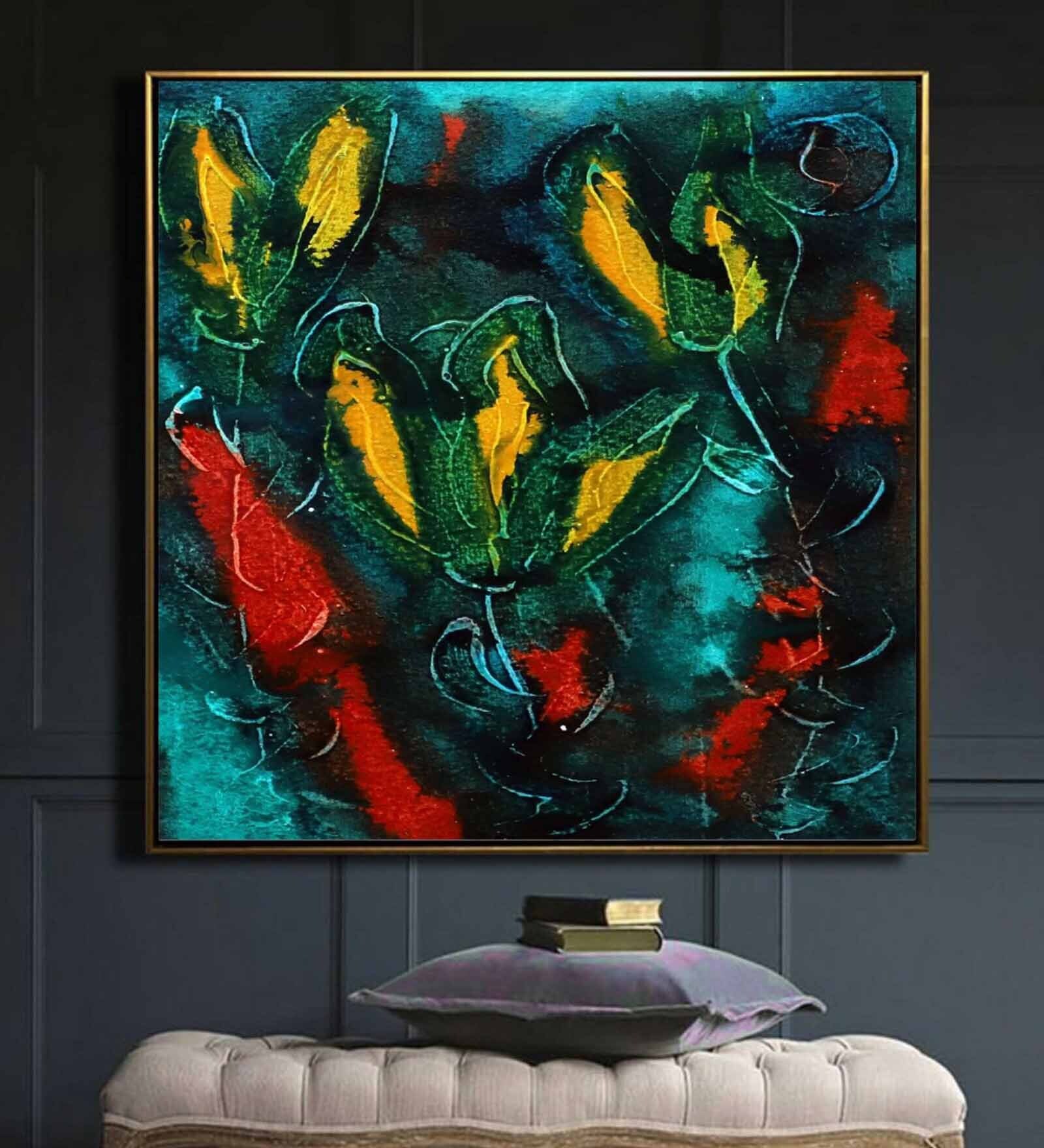 Buy Canvas On Wooden Framed Stretched Art Print 16x18 Inches at 30% OFF ...