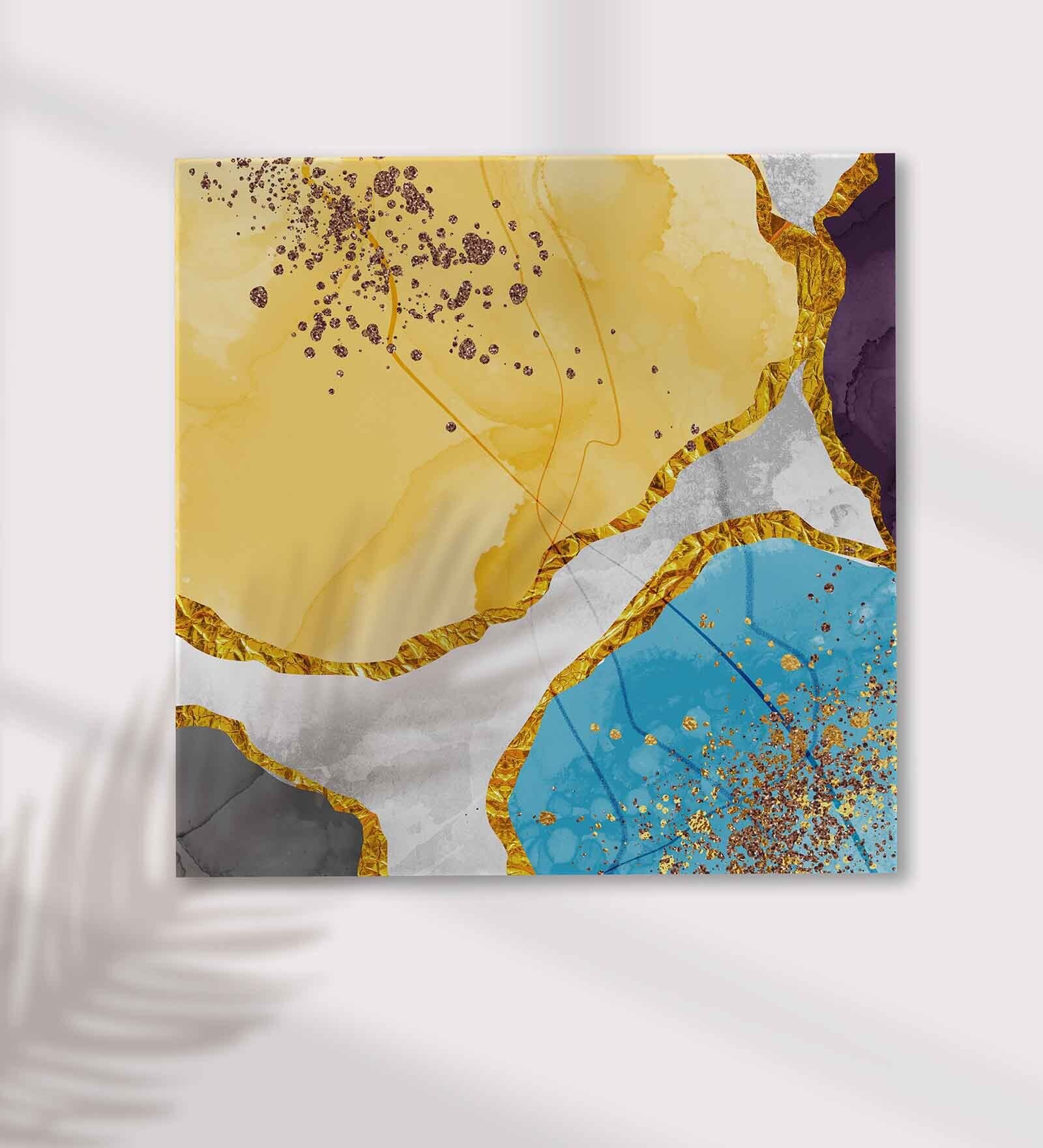 Buy 16 Inches Abstract Canvas Stretched Wall Art Painting at 80% OFF by ...