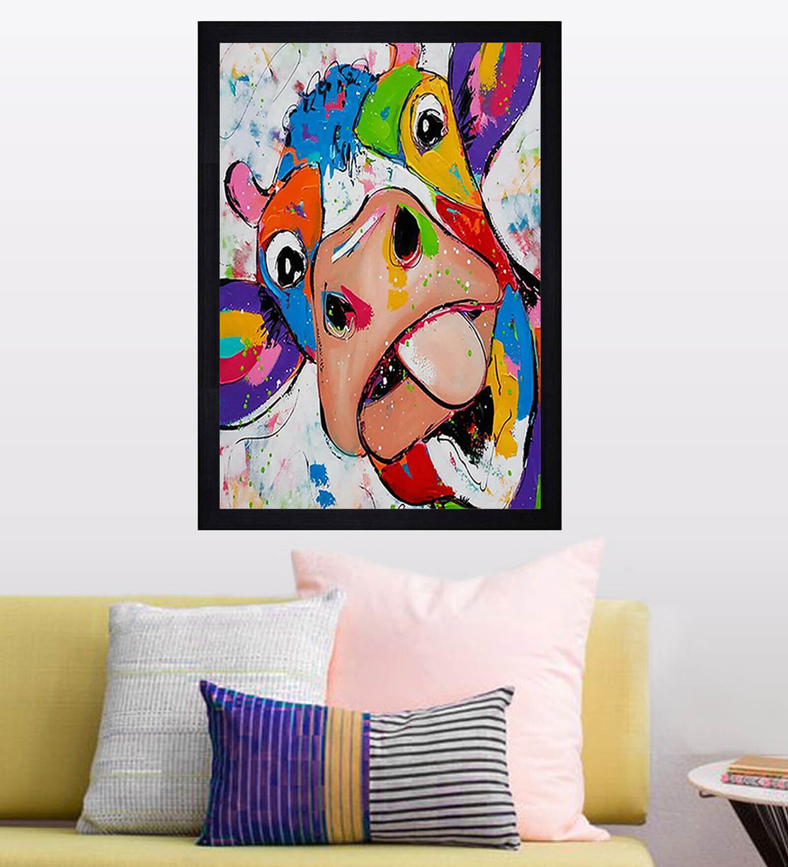 Buy Abstract Cow Texture Paper Framed Art Print by Cheque Decor at 17% ...