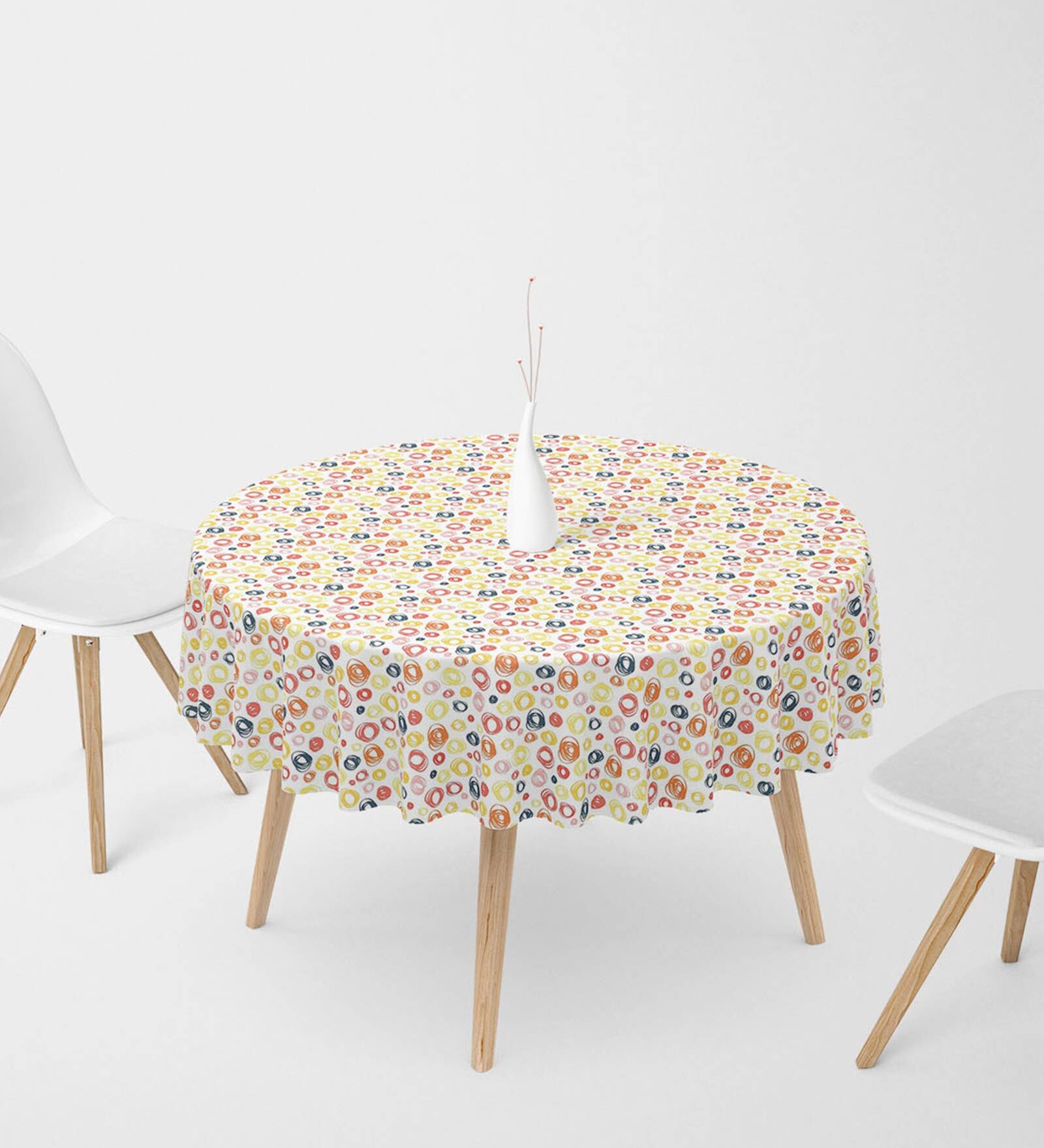 Buy Doodle (48x48) Multicolor Canvas Table Cloth at 73% OFF by ...