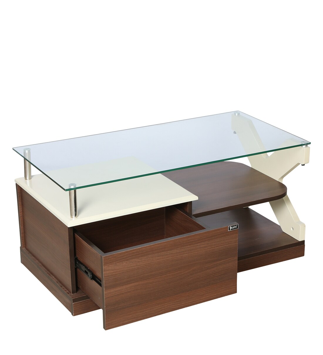 Buy Ace Center Table in Ivory Brown Colour by Parin Online ...