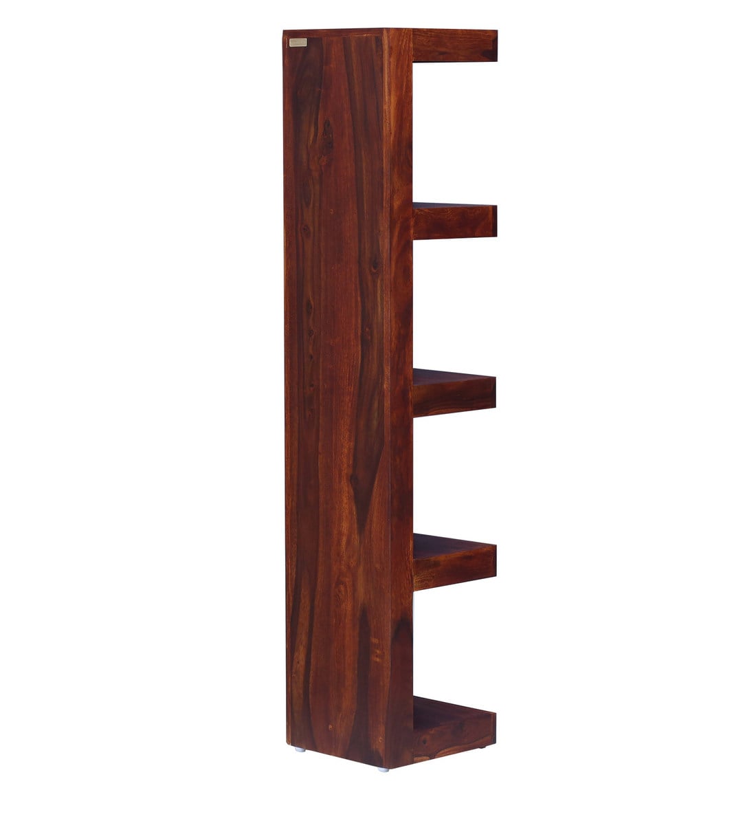 Buy Acropolis Solid Wood Book Shelf in Honey Oak Finish By Woodsworth ...