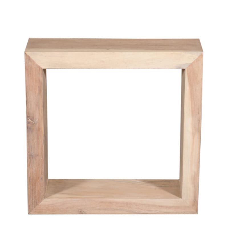 Acacia Wood Square Wall Shelf by Market Finds Online - Wall Shelves ...