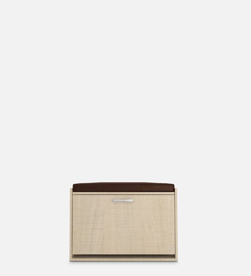 Buy Acacia Pull-down Shoe Rack with Cushioned Seating in Bronze Cambric ...