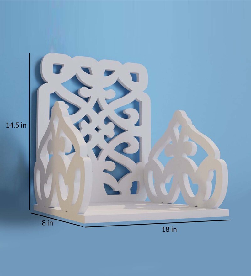 Buy Acrylic Pooja Shelf/Mandir In White By Design It Ezy Online - Pooja ...