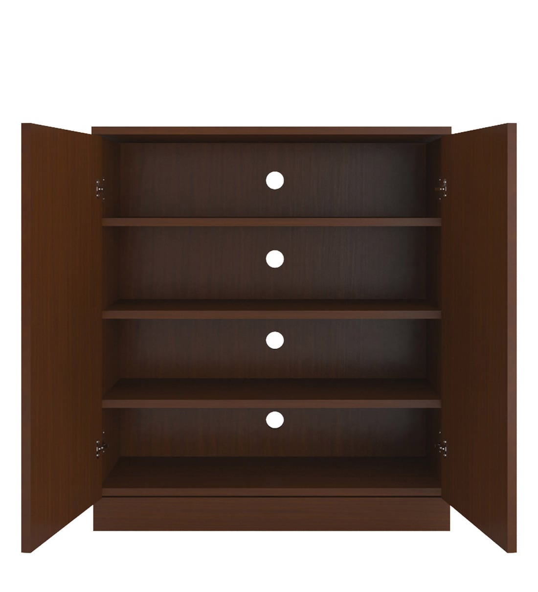 Buy Primera Shoe Cabinet with Ventilated Shelves in Terra Sienna Finish ...