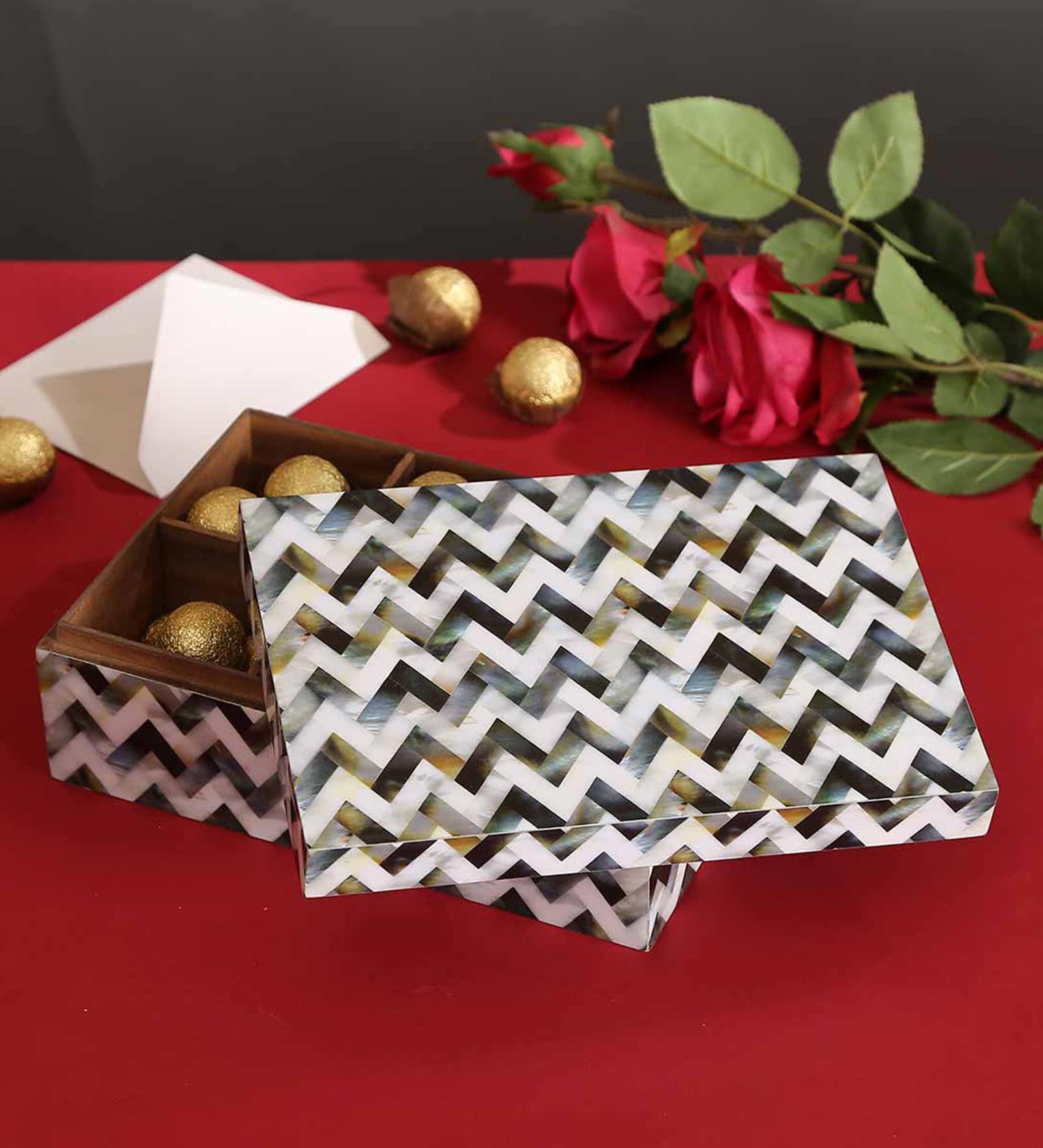 Buy Adhiriti Multicolour Mdf & Polyresin Decorative Box at 16% OFF by ...