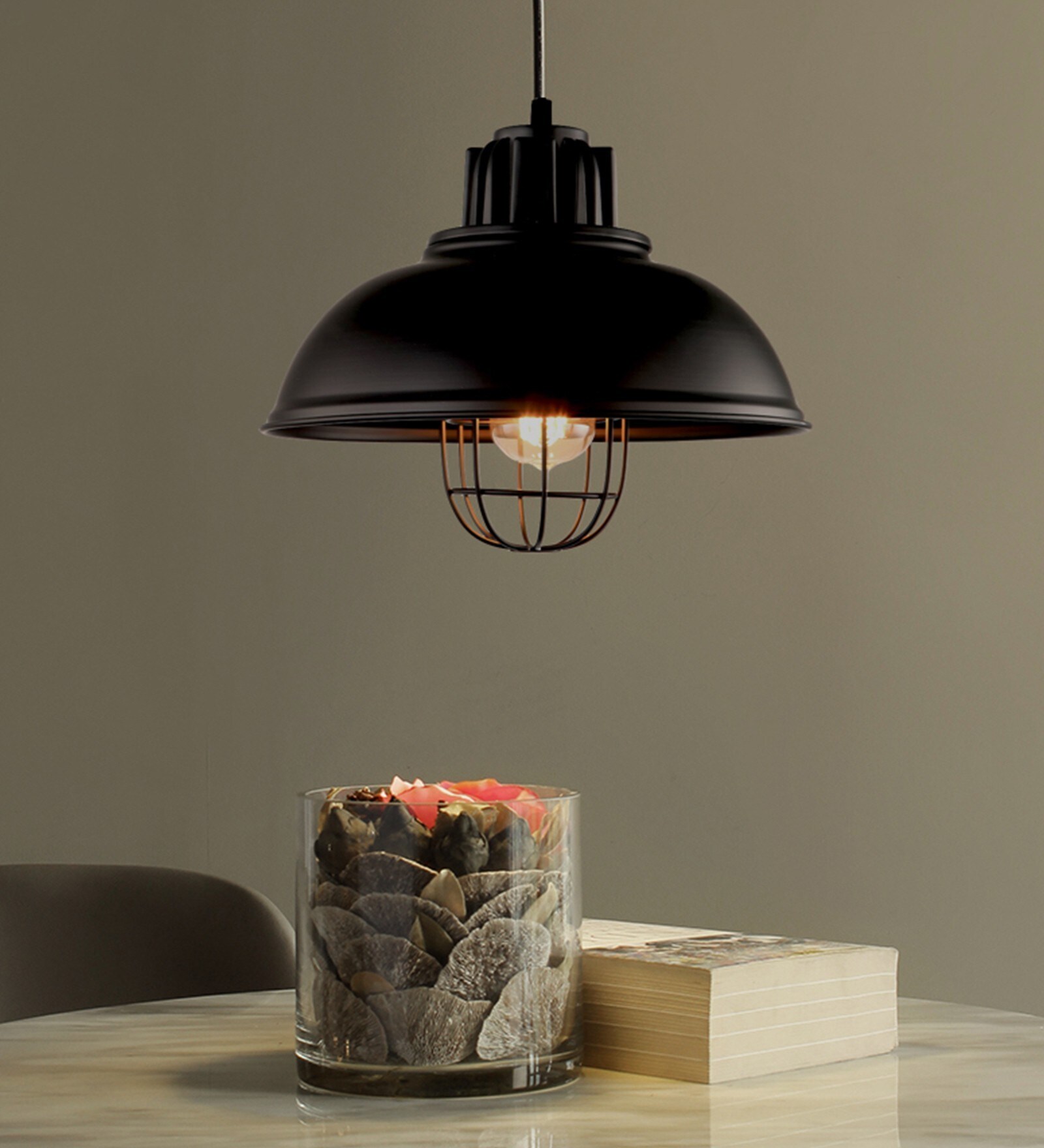 Buy Adora Black Metal Single Hanging Lights by Jainsons Emporio at 18% ...