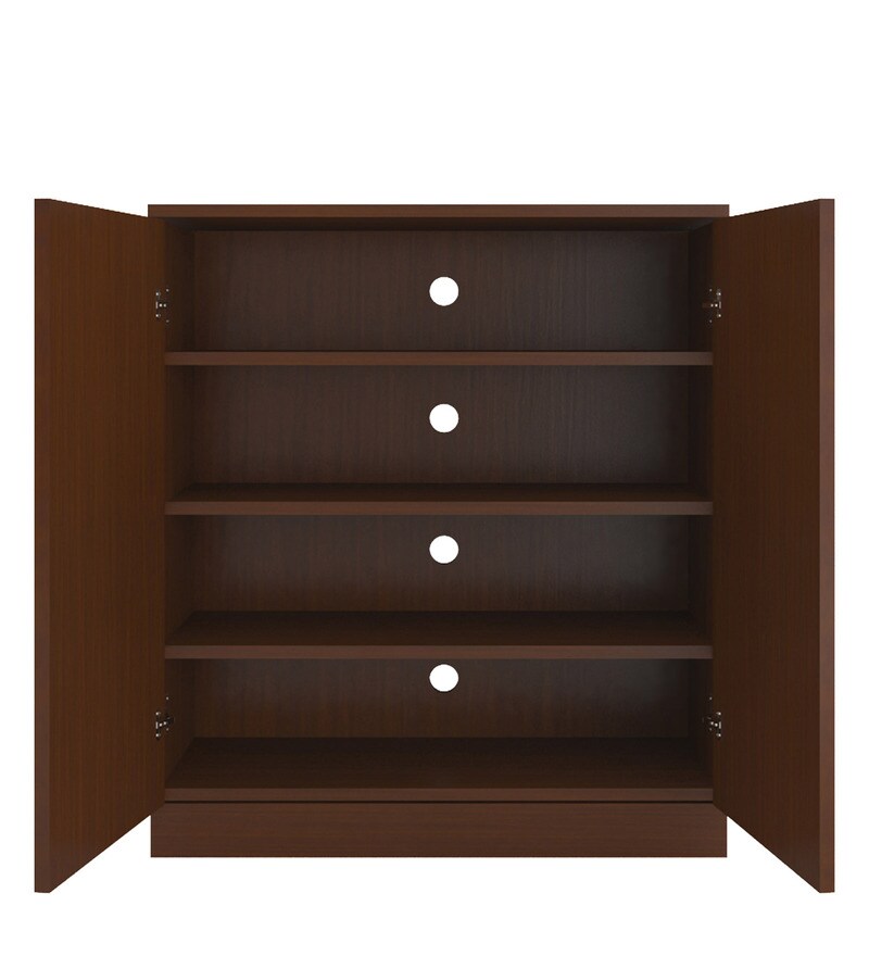 Buy Primera Shoe Cabinet with Ventilated Shelves in Terra Sienna Finish ...
