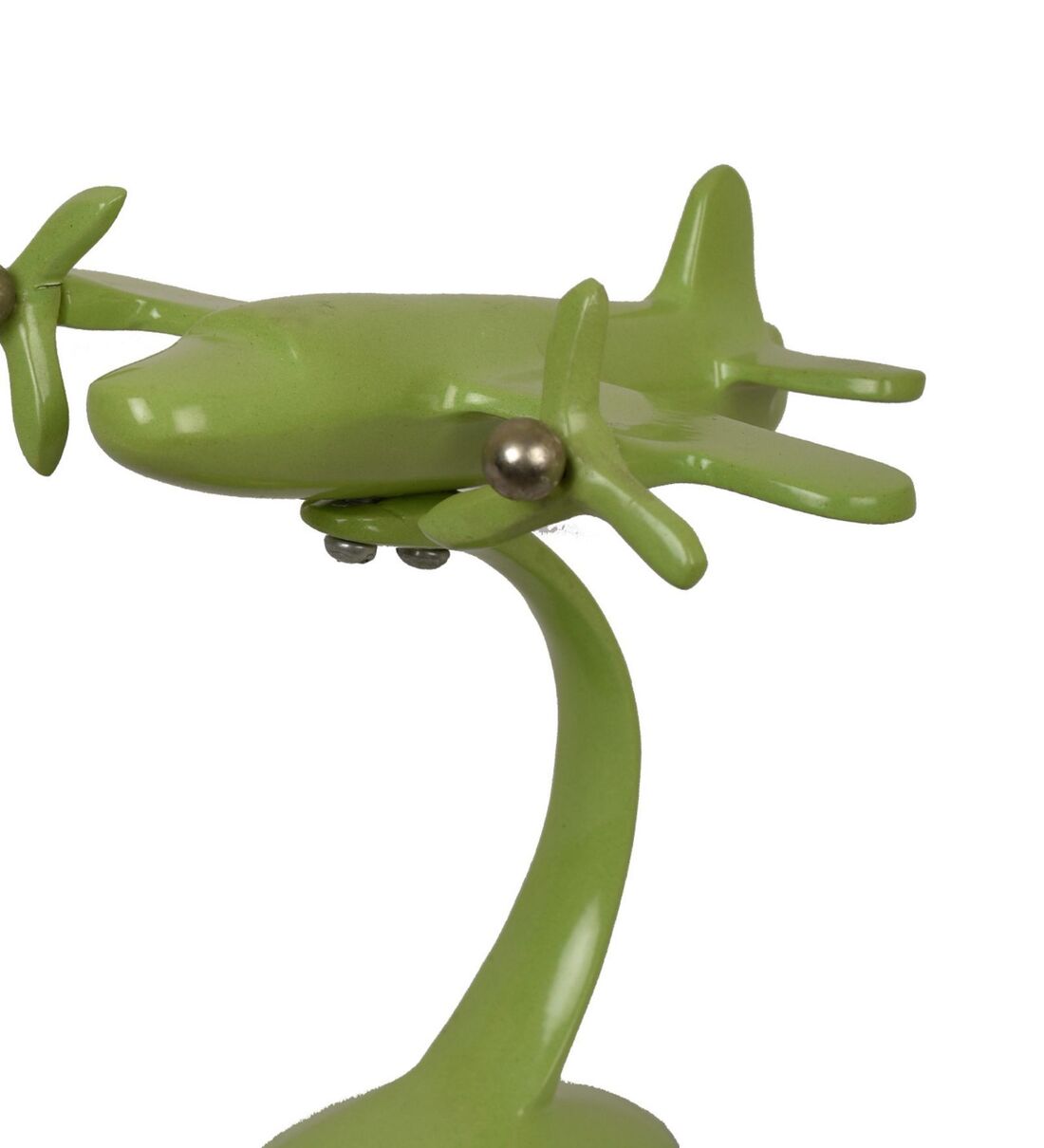 Buy Aeroplane Green Aluminium Showpiece by Citilites Online - Transport ...