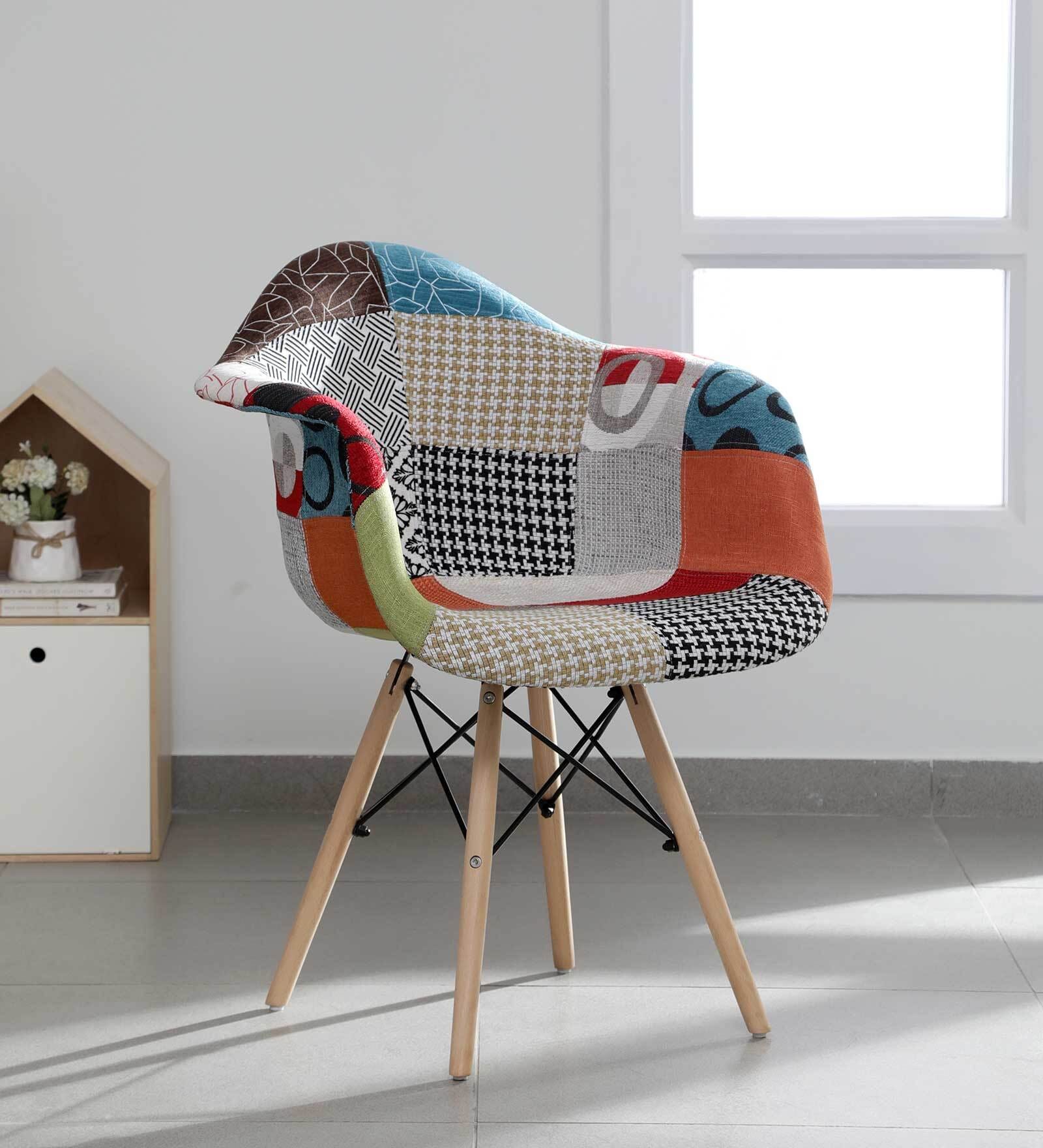 Buy Aesthetic Fabric Iconic Chair in Multi Colour at 20% OFF by Pansy ...