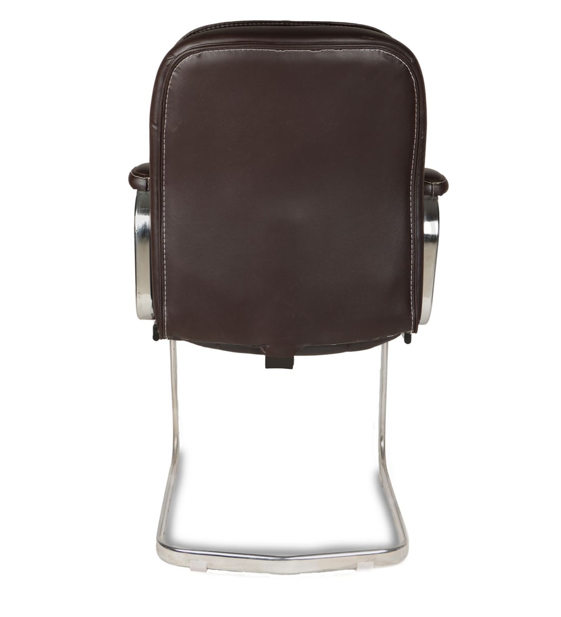 Buy Affinity Cantilever Chair in Dark Brown Colour by DZYN Furnitures ...