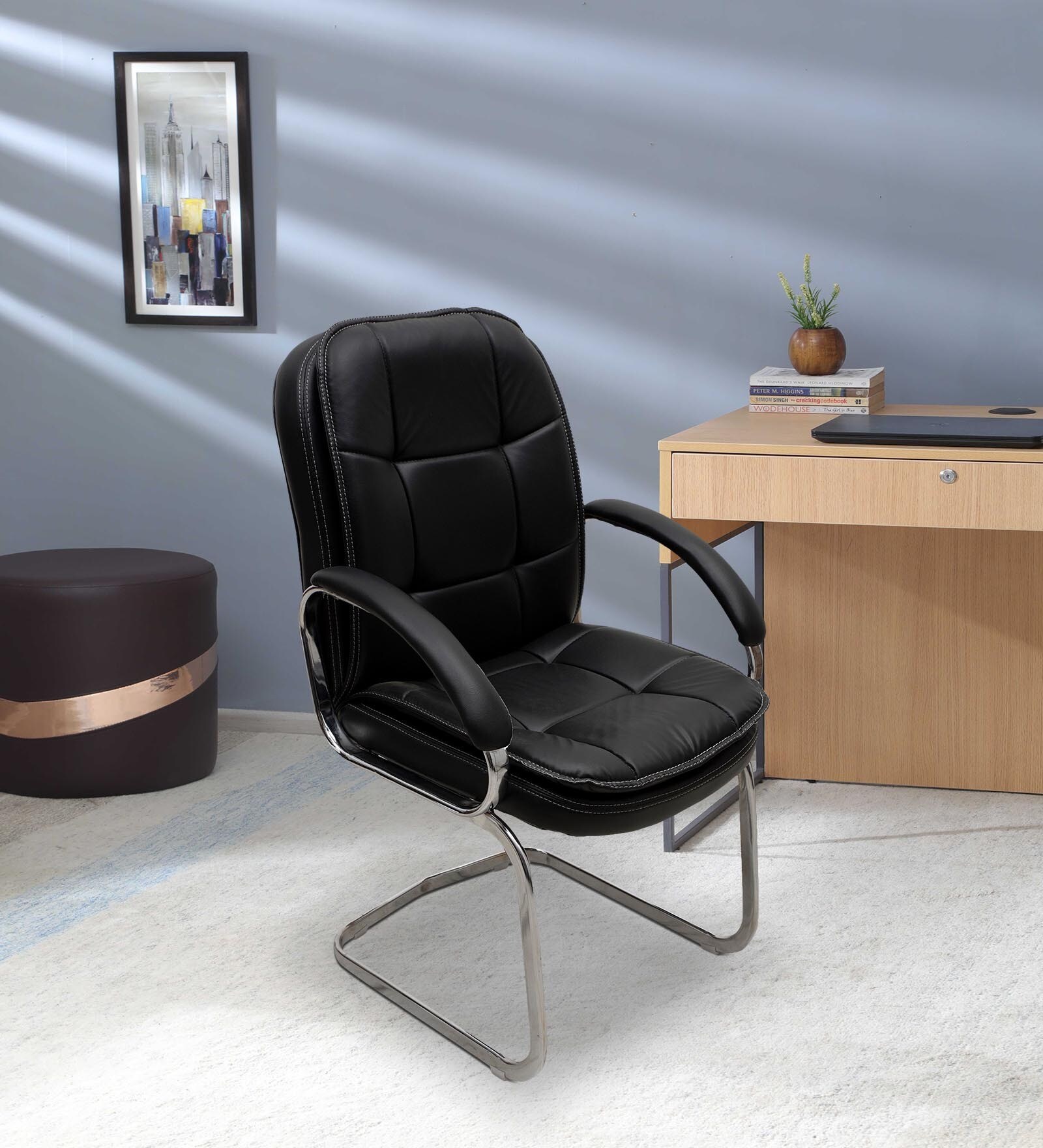 Buy Affinity Cantilever Chair in Black Colour at 47% OFF by DZYN ...