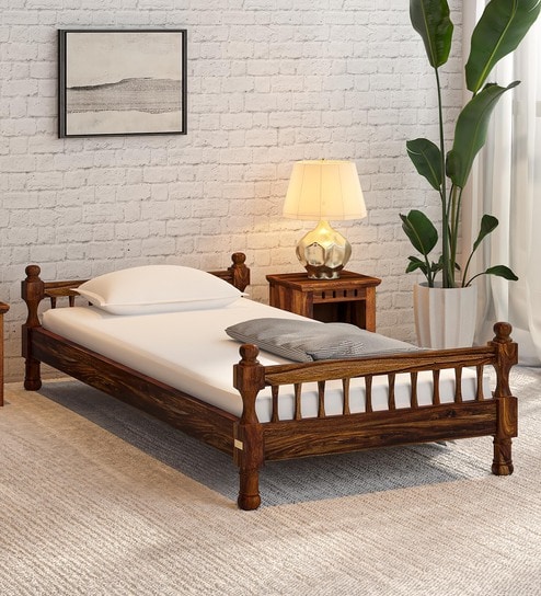Buy Single Beds Online with Upto 60% Off | Pepperfry