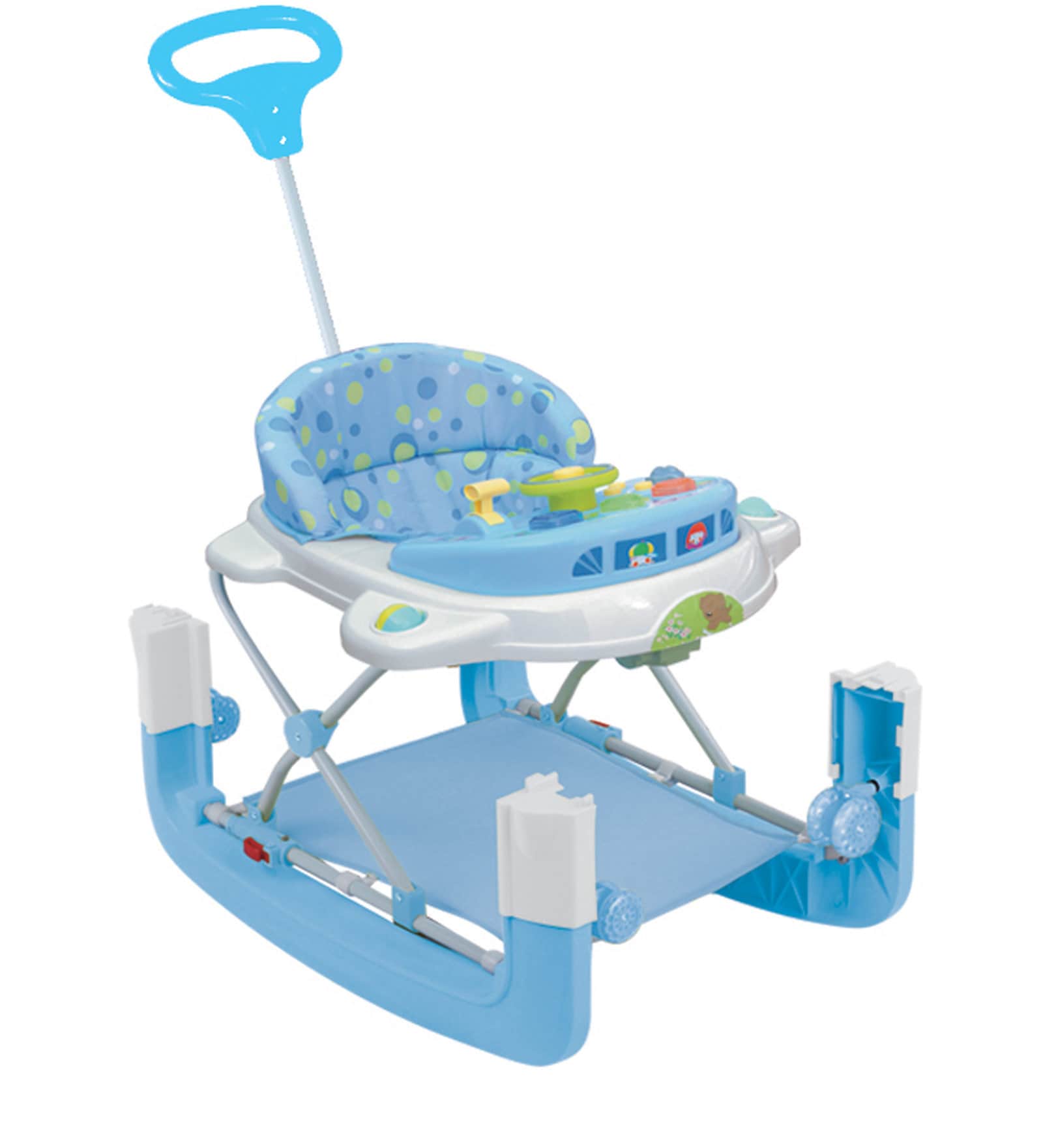 Buy Airplane Baby Walker in Blue Colour by Infanto Online - Kids Chairs ...